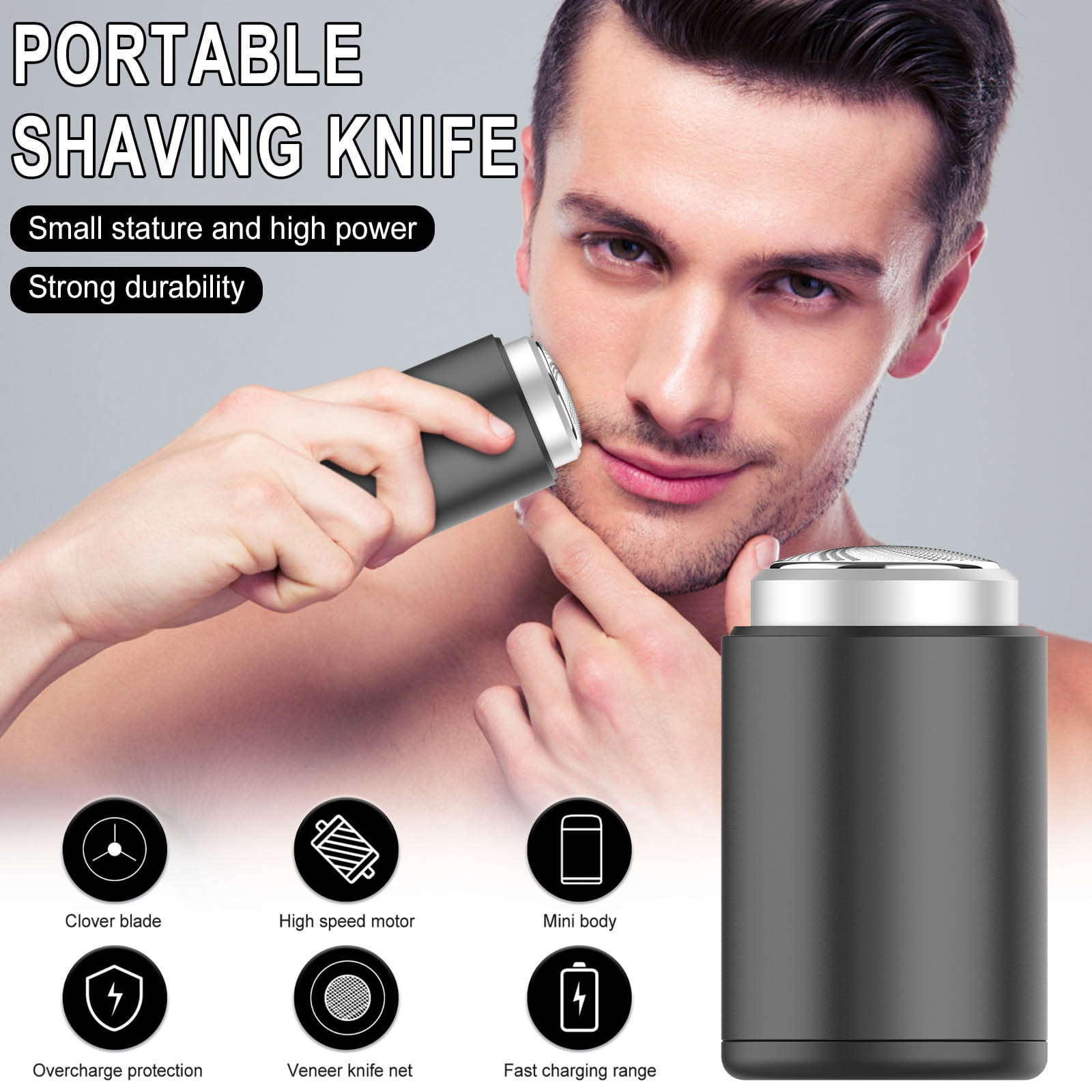 InsCrazy Electric Razors Shaver Electric Mini Shaver for Men New Small ...