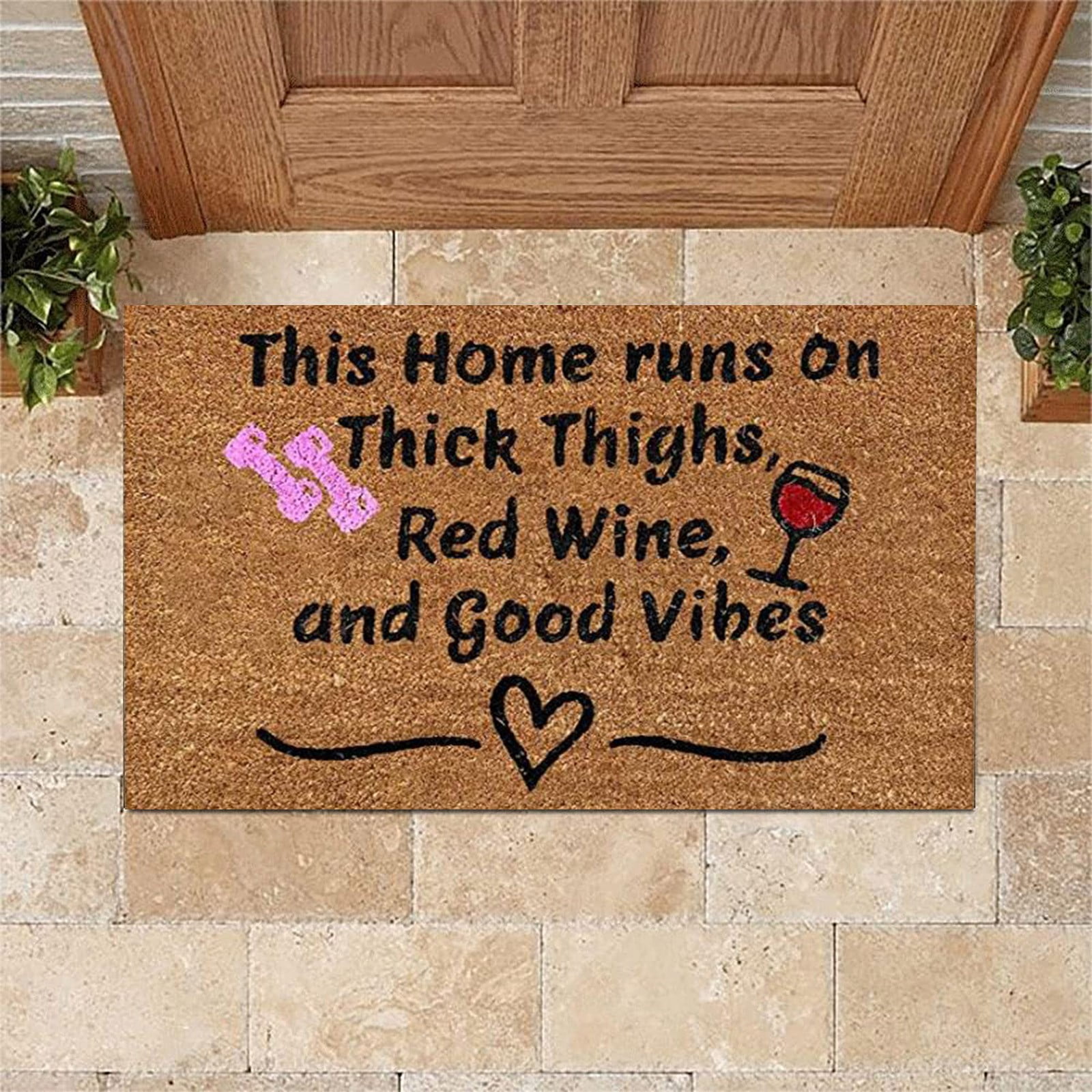 InsCrazy Kitchen Mats for Floor Funny Doormat Indoor Outdoor Home Front ...