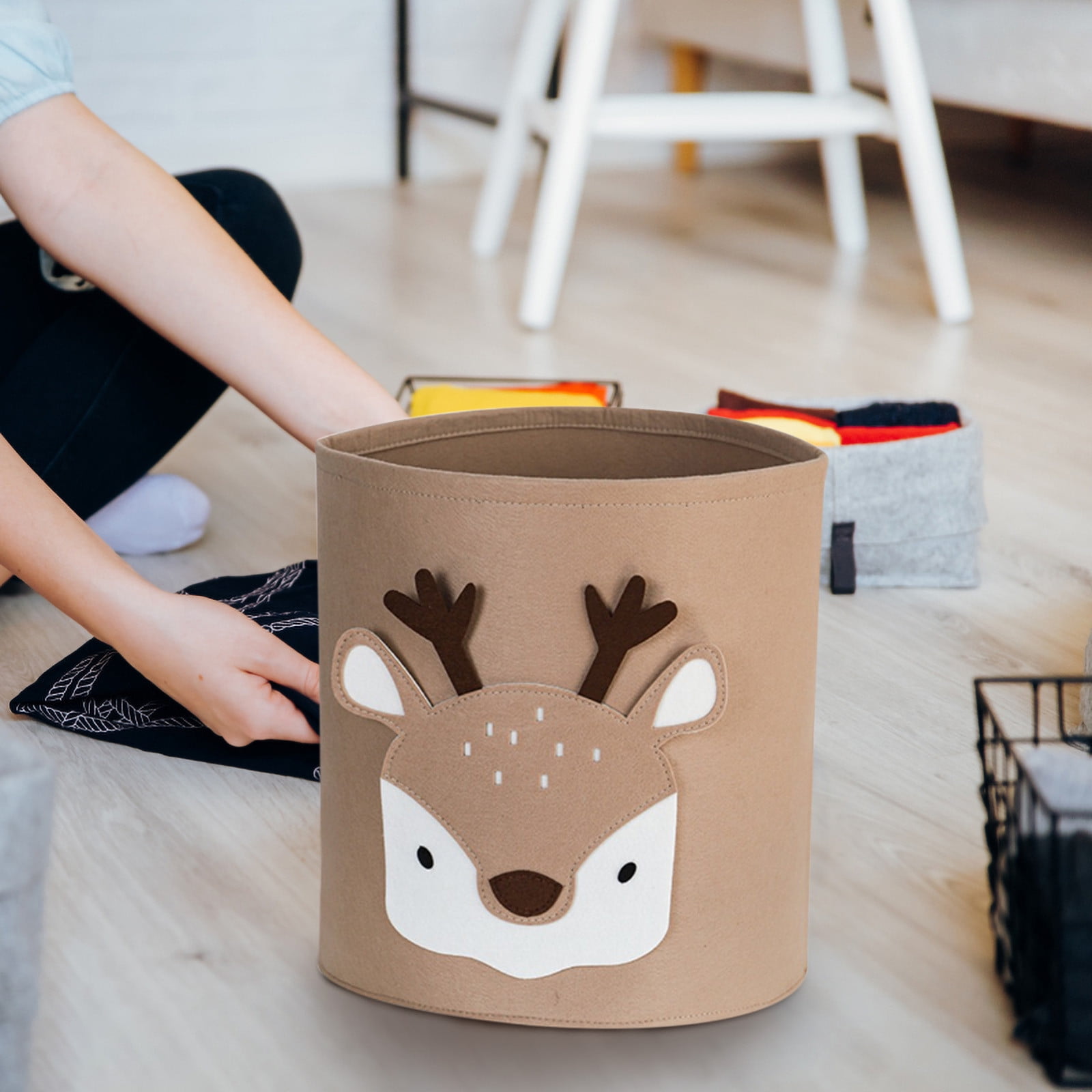 InsCrazy Laundry Basket 82L Laundry Basket Large Laundry Hamper with ...