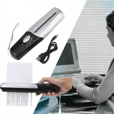 Portable Hand Shredder, Mini Desktop A6 Paper Shredder and Letter ...