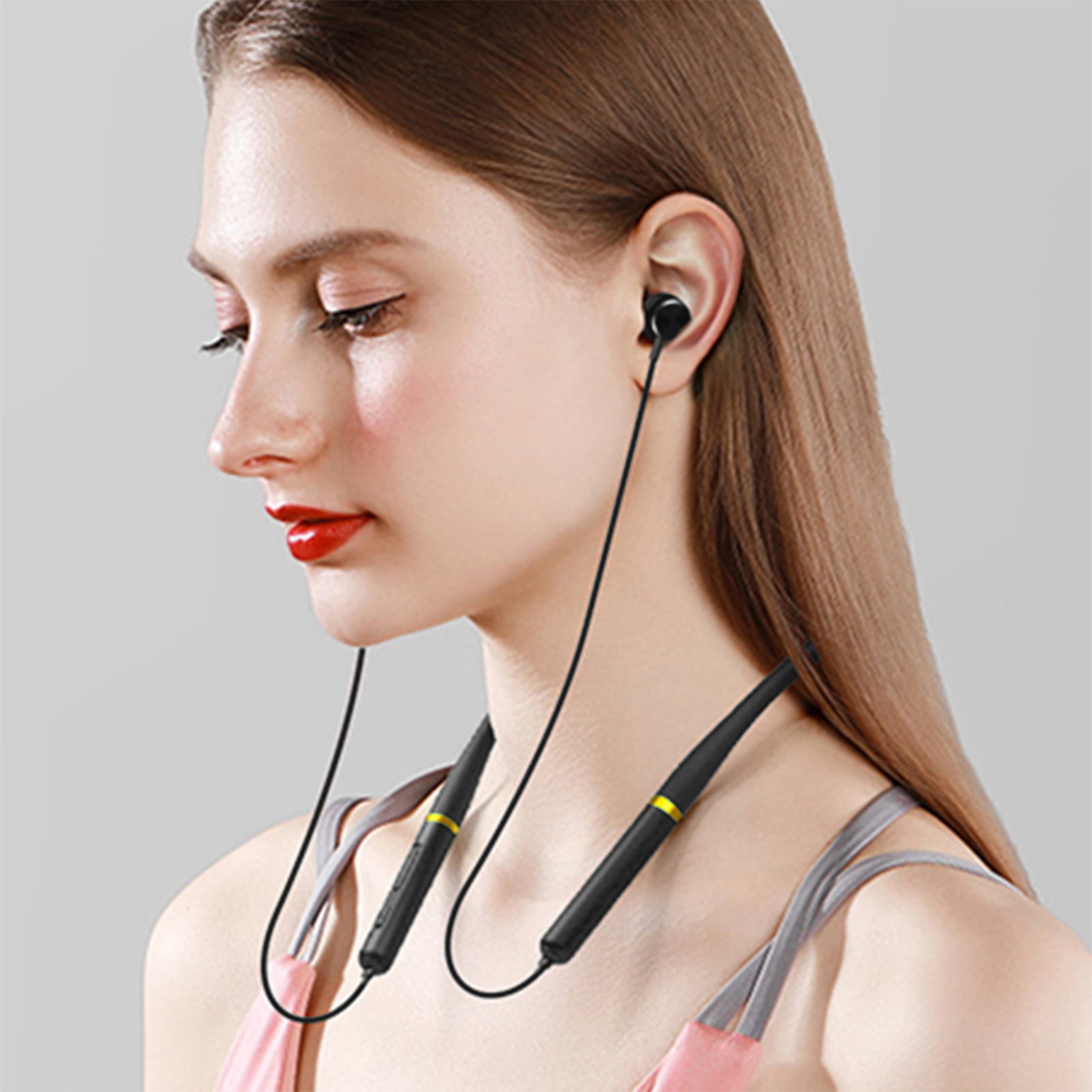 InsCrazy Neckband Bluetooth Headphones Intelligent Noise Reduction ...