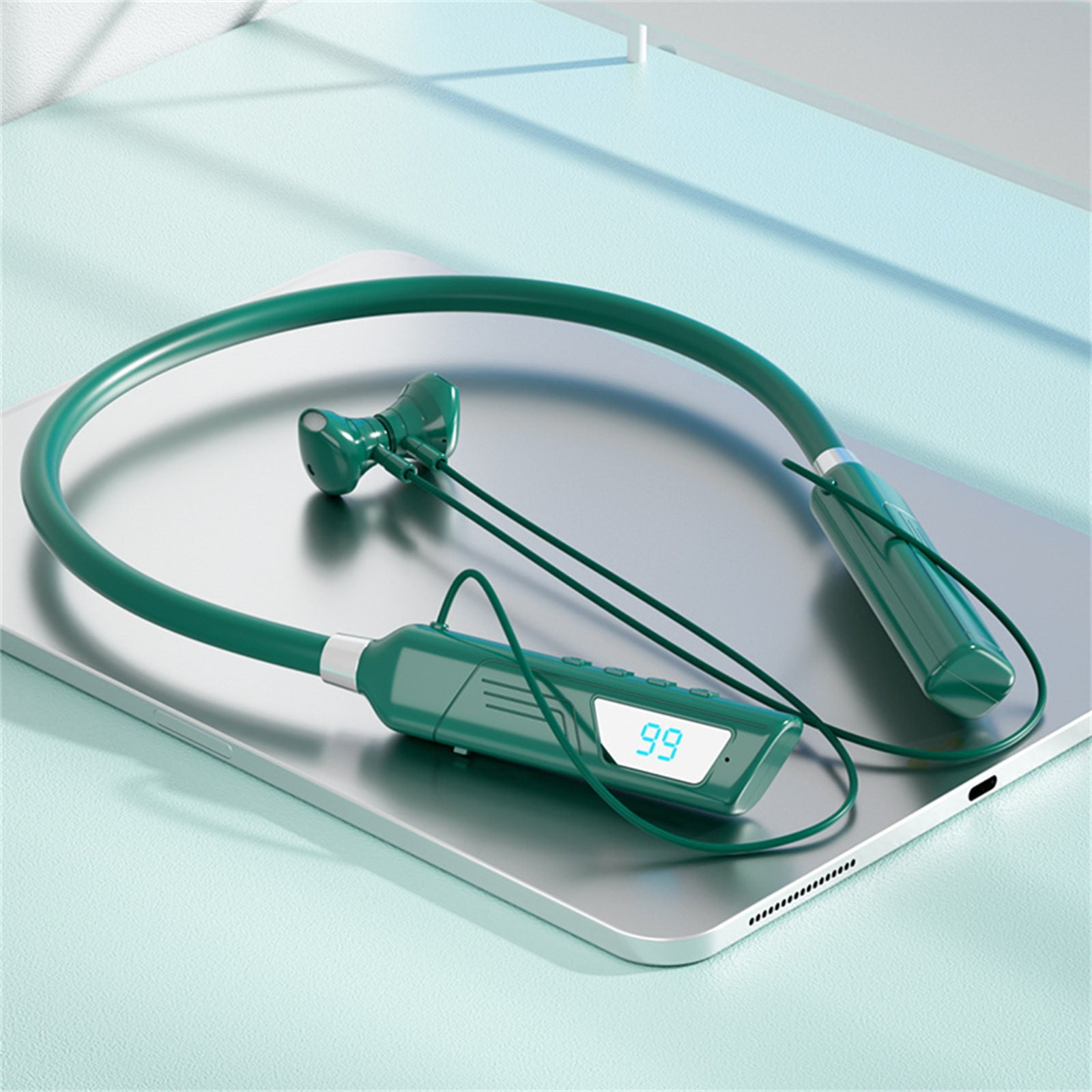 InsCrazy Neckband Bluetooth Headphones Wireless Bluetooth Headset ...