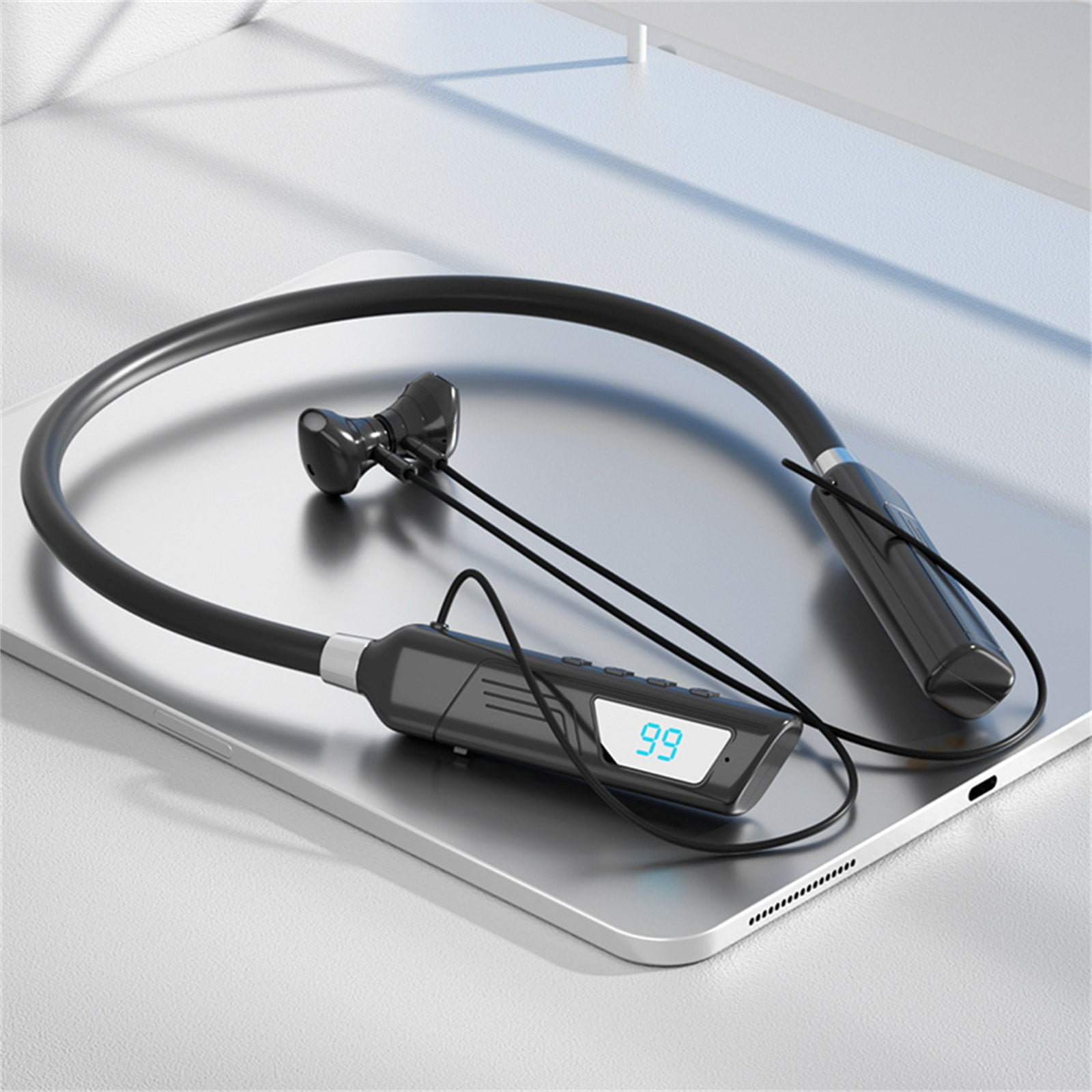 InsCrazy Neckband Bluetooth Headphones Wireless Bluetooth Headset ...