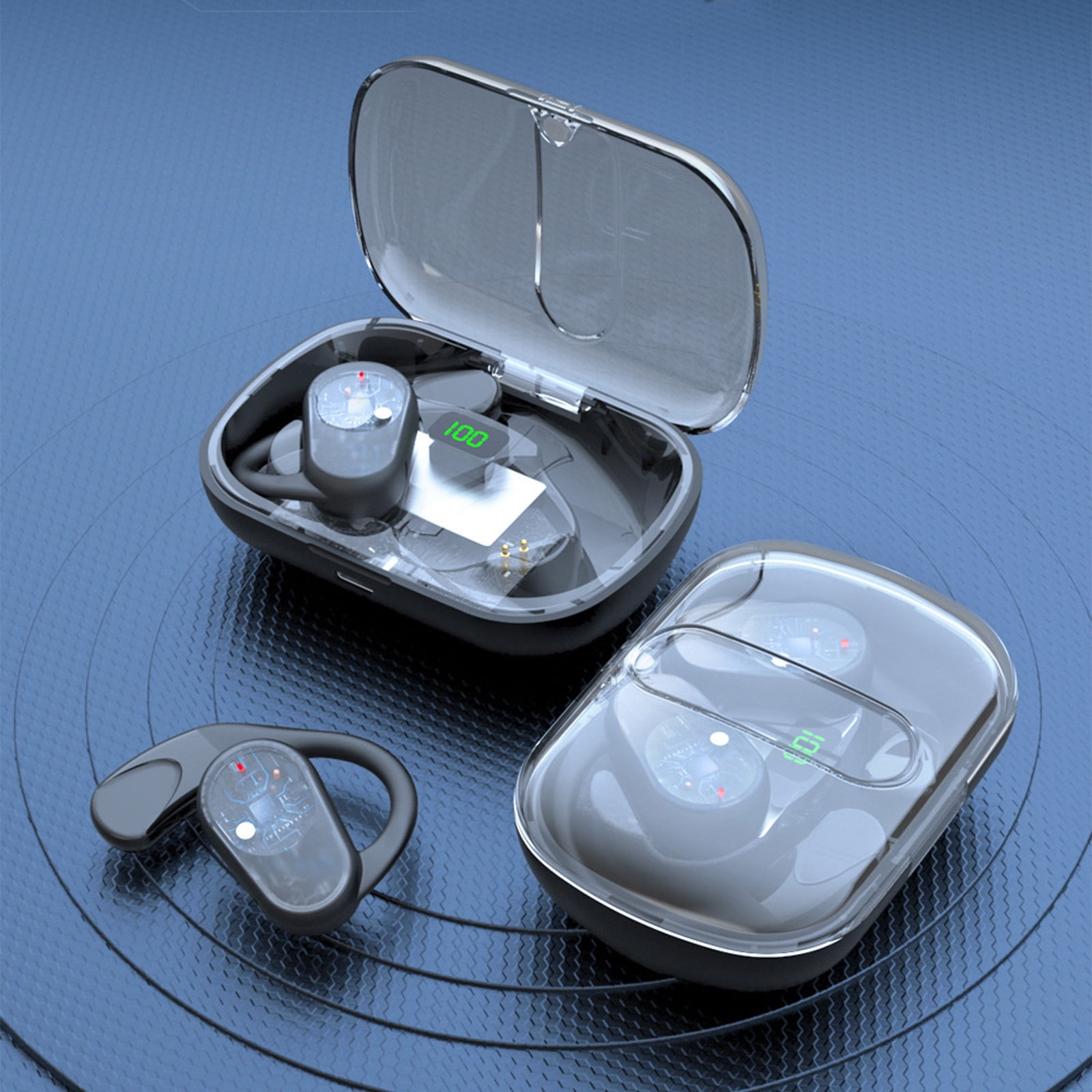 InsCrazy Open Ear Bones Conduction Headphones Wireless Bluetooth ...