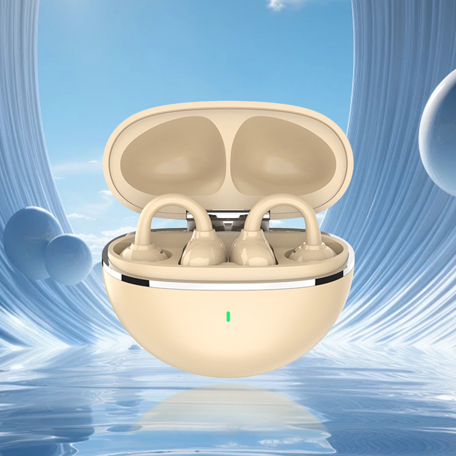 InsCrazy Open-Ear Earbuds with Clip Bluetooth Earphones M85 with True ...