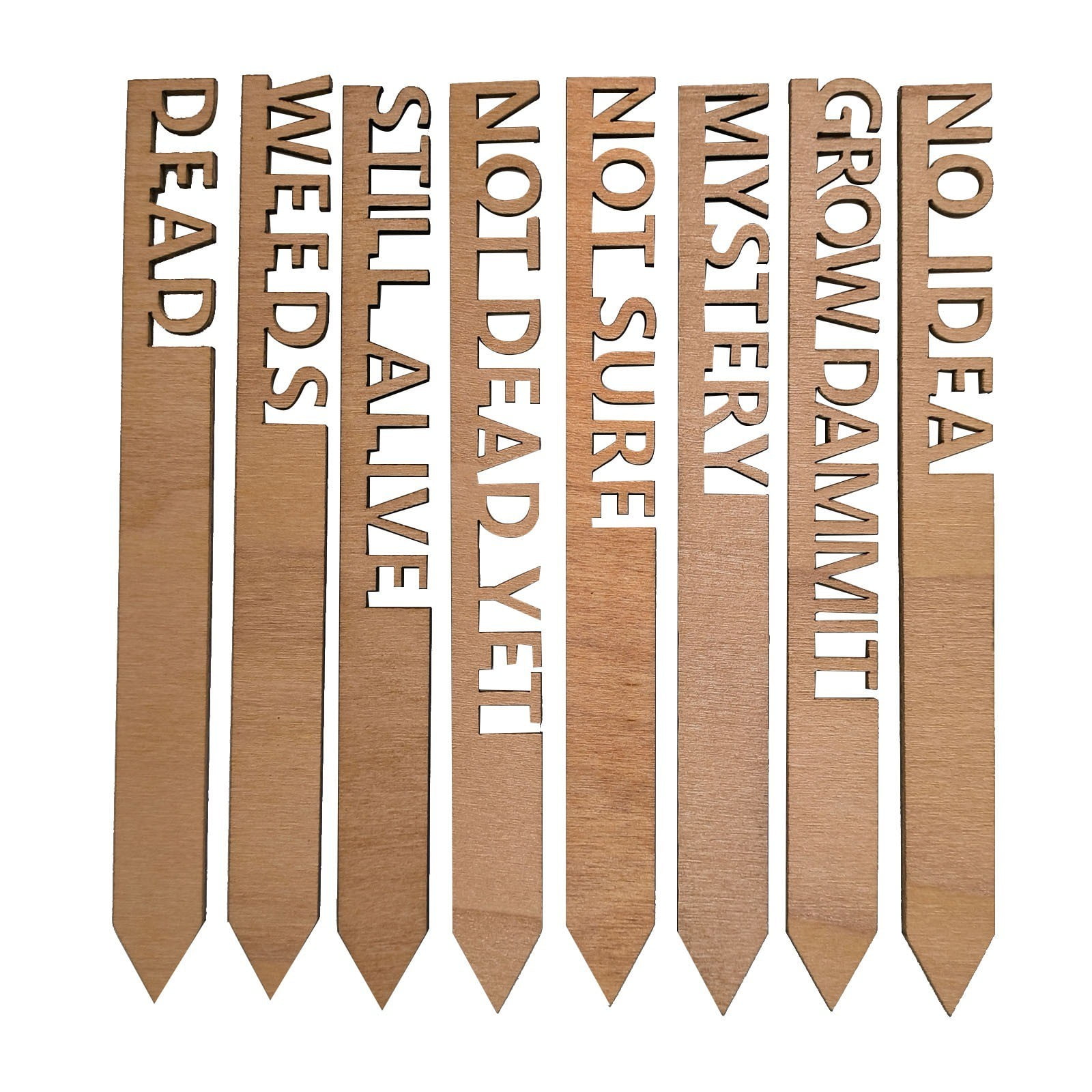 InsCrazy Planters New Wooden Crafts Floor Markings Signage Plant Labels ...