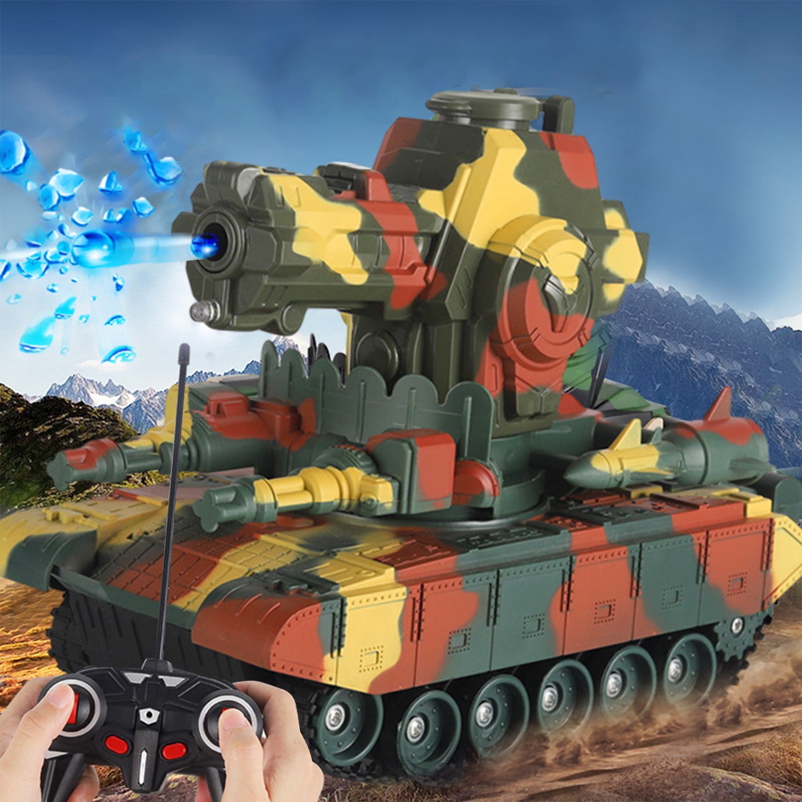 InsCrazy Remote Control Car Toys for Boys Electric Remote Control Tank ...