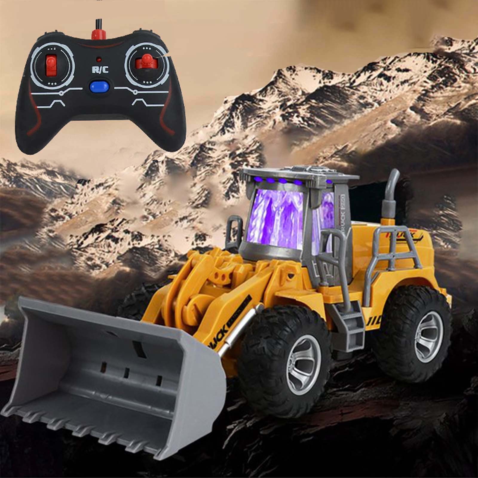 InsCrazy Remote Control Car Toys for Kids Boys Excavator 5 Channel Boy ...