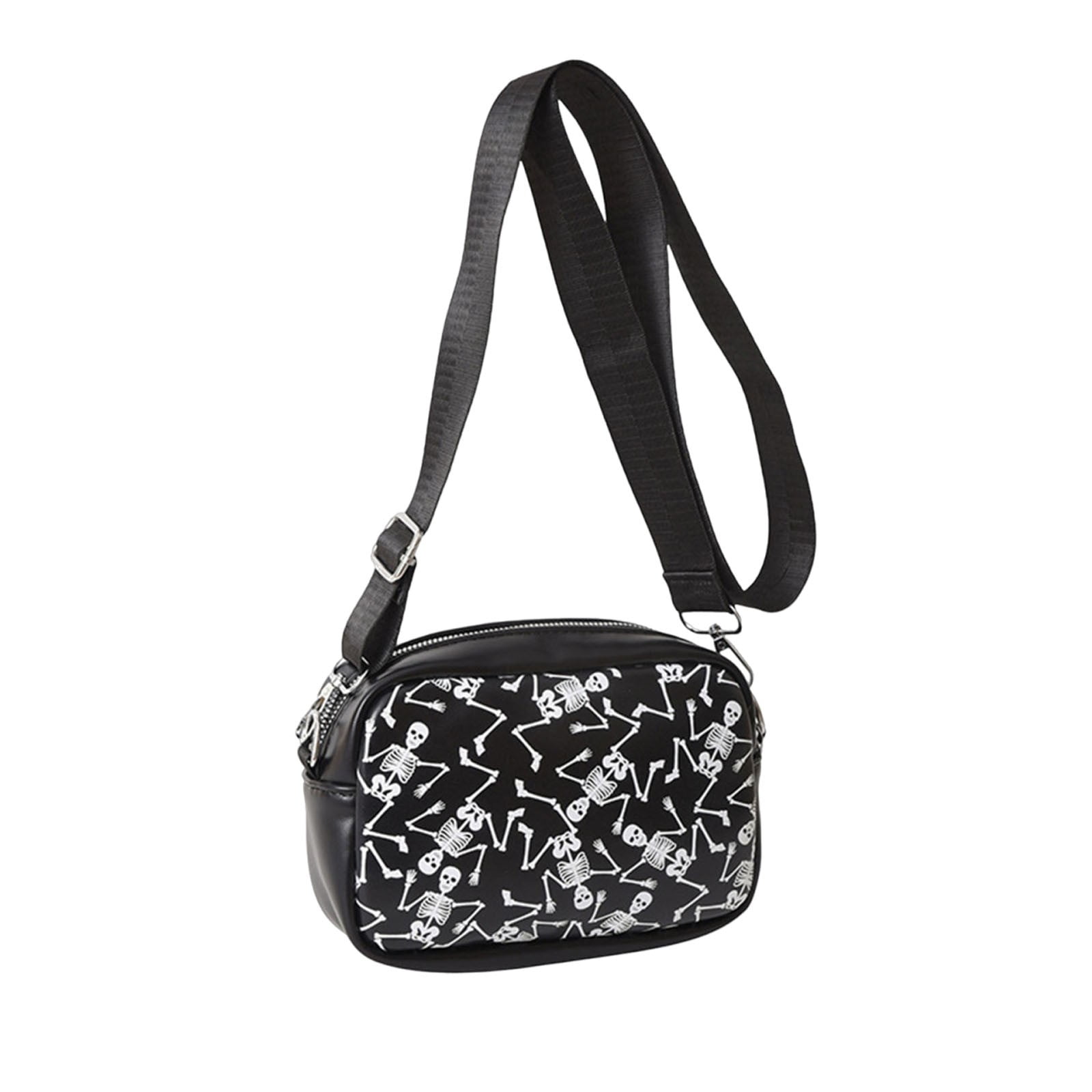 InsCrazy Sling Bag for Men, Halloween Purse Skeleton Skull Ghostface ...