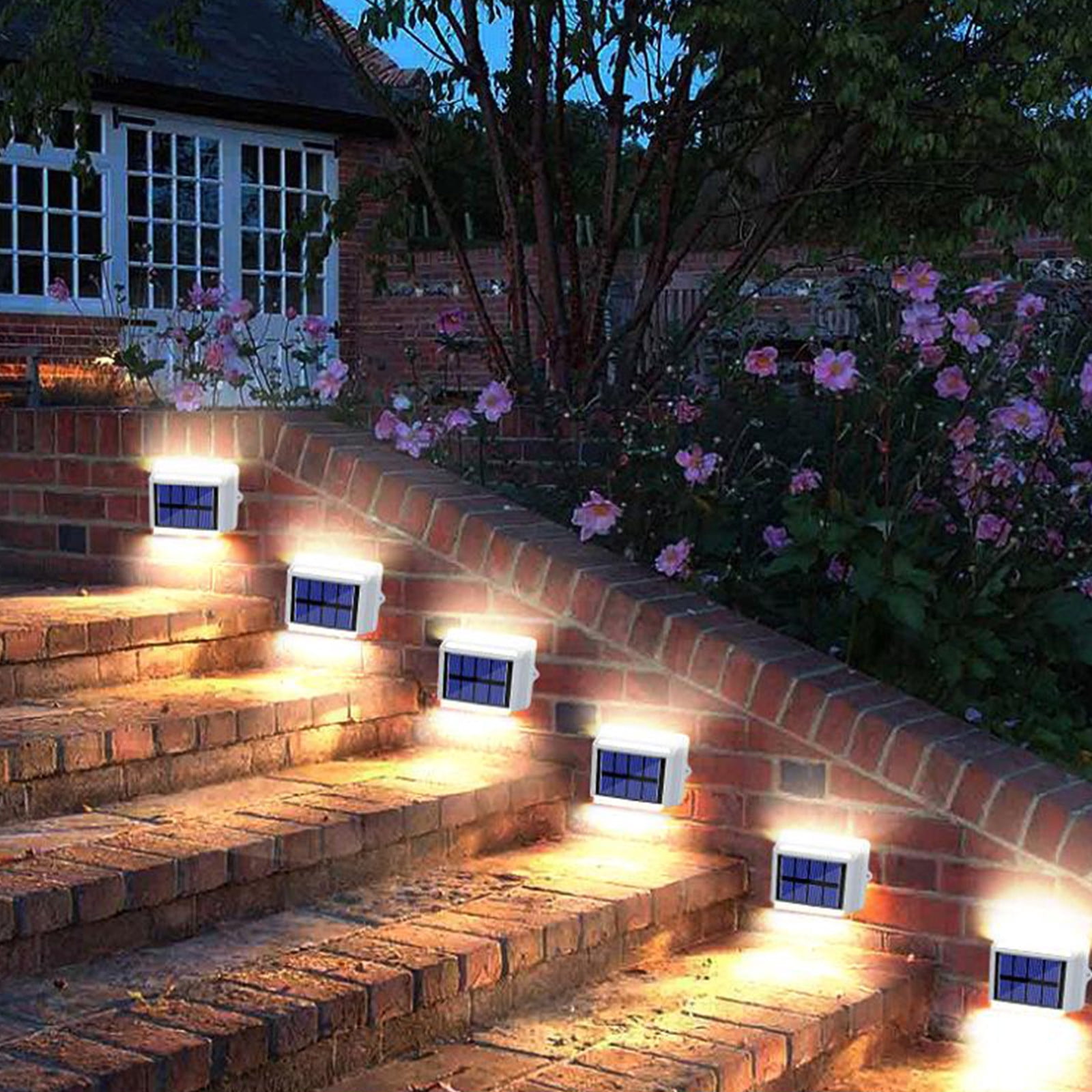 InsCrazy Solar Wall Light UP and Down Illuminate Outdoor Sunlight Lamp ...