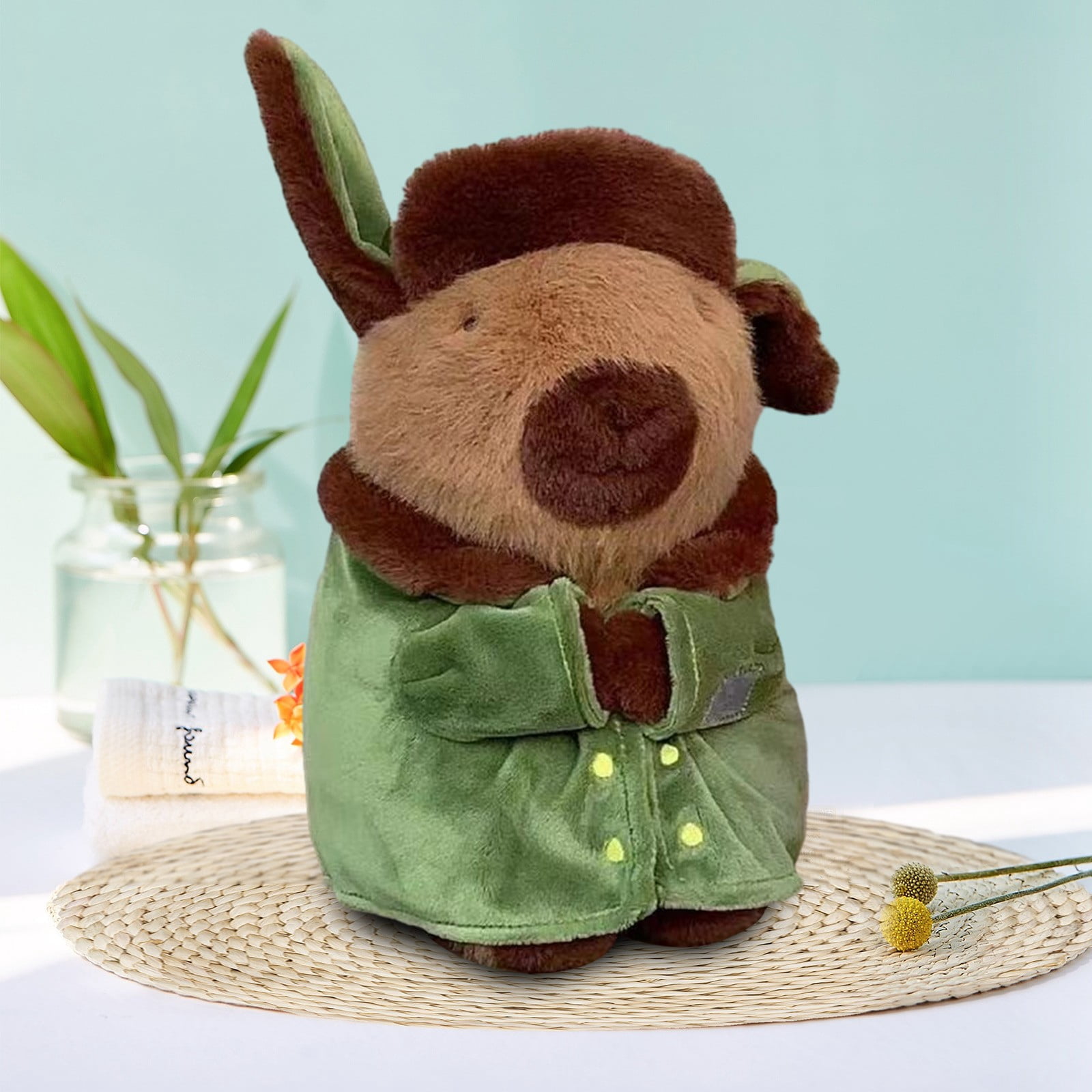 InsCrazy Stuffed Animals, Northeast Big Cotton Coat Kapibala Doll Plush ...