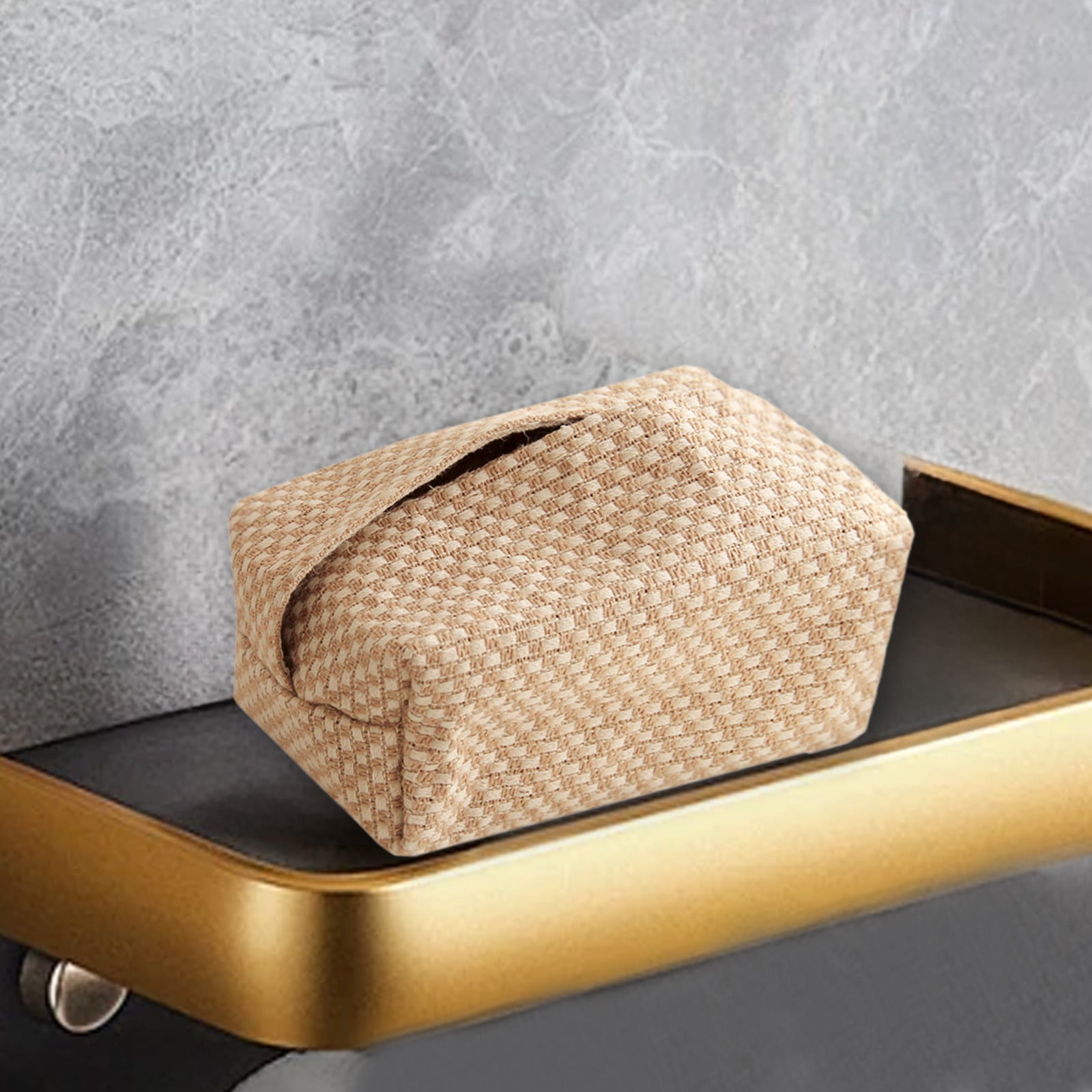 InsCrazy Tissue Box Holders Cover for Home and Office Space‑Saving ...