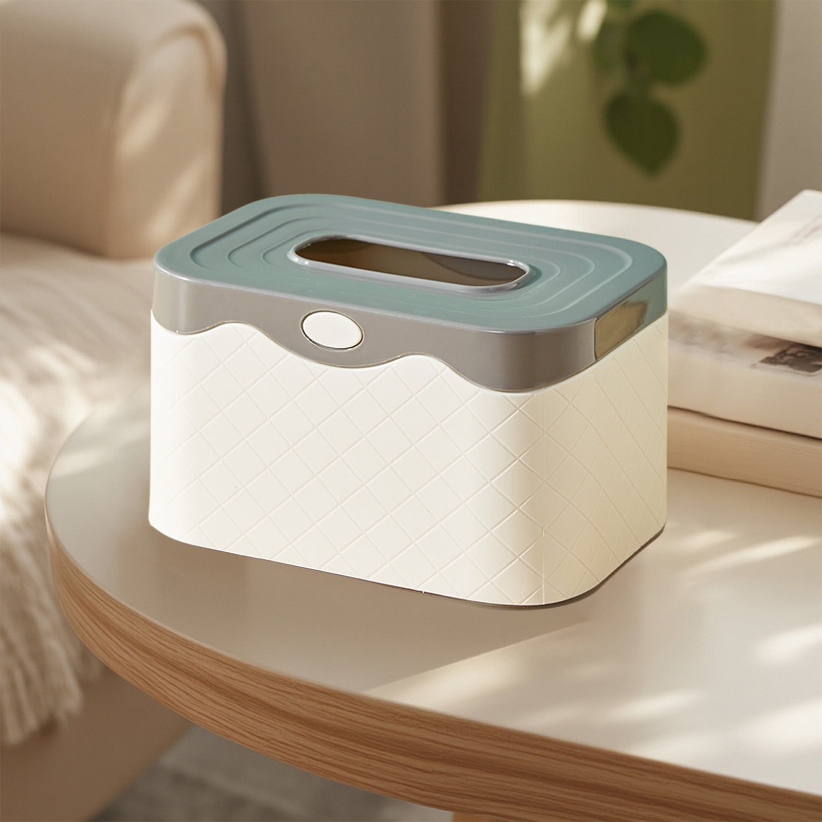 InsCrazy Tissue Box Holders Cover for Home and Office Tissue Box Cover ...