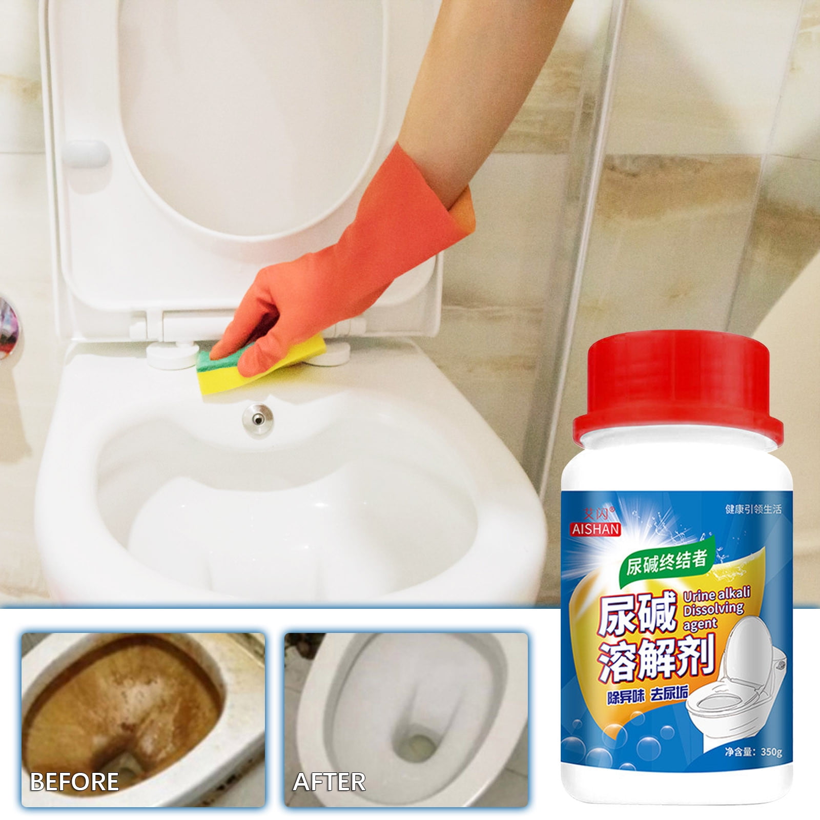 InsCrazy Toilet Bowl Cleaners Toilet Revitalizing Agent Fragrant Toilet ...