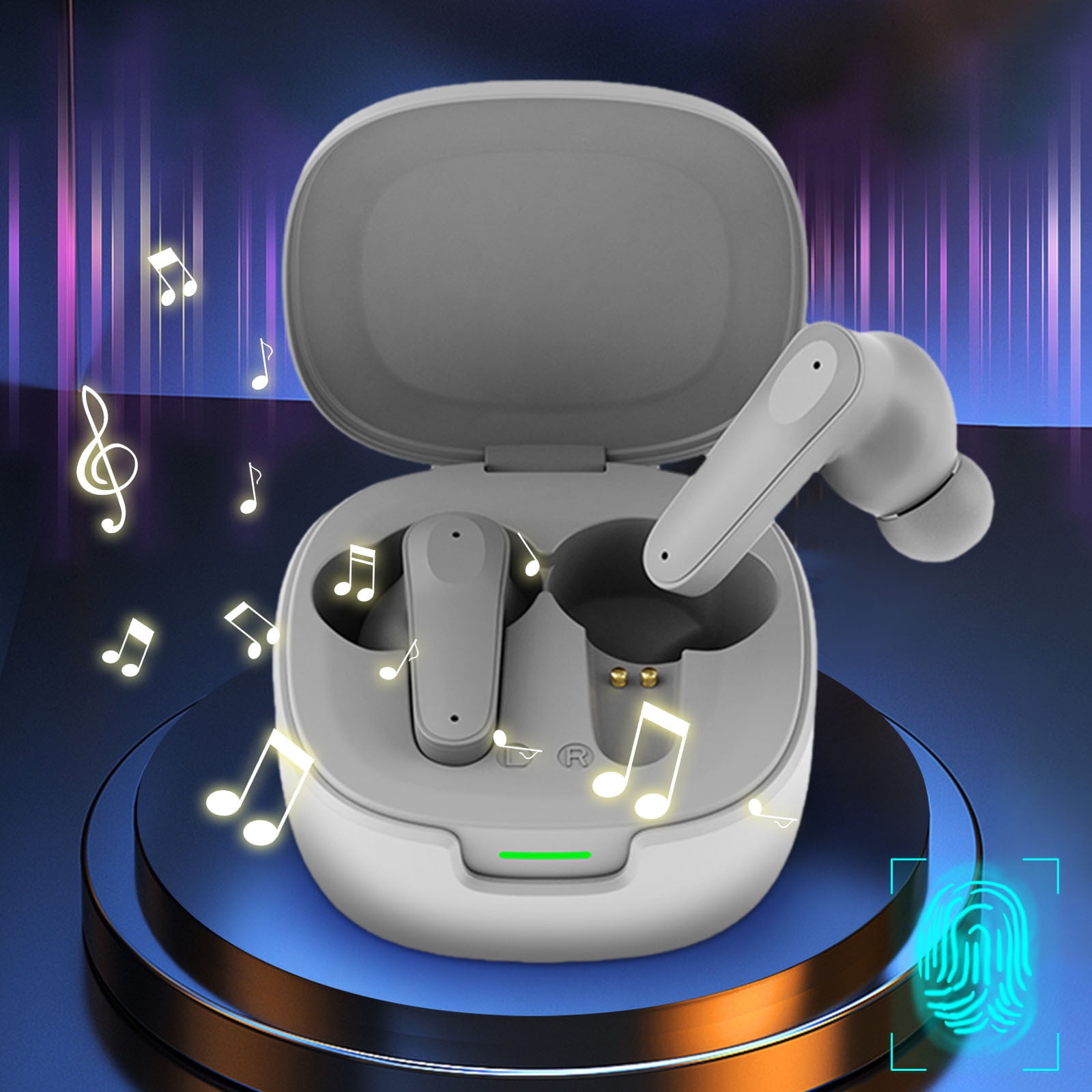 InsCrazy Translation Earbuds Real-Time Language Translator Simultaneous ...