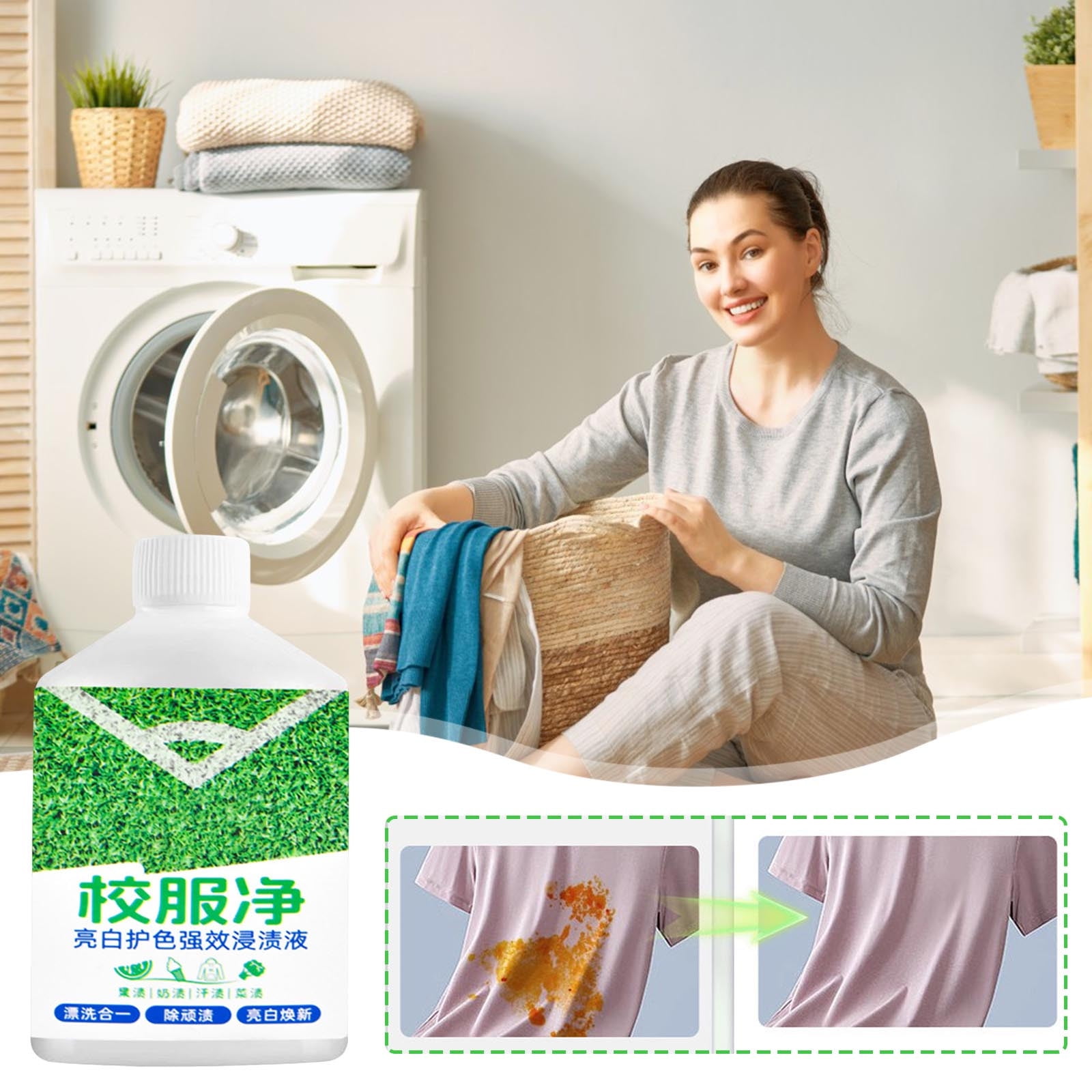 InsCrazy Washing Machine Cleaner, Laundry Stain Removal Artifact ...