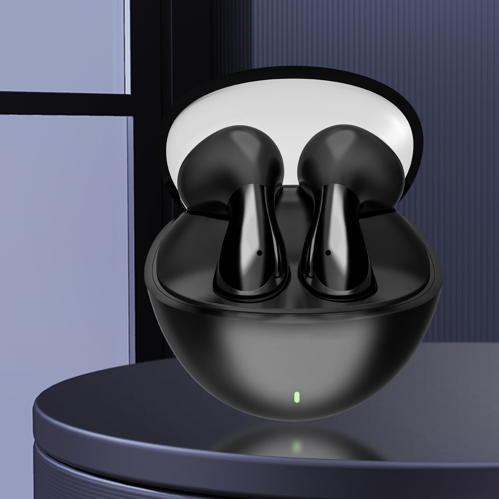 InsCrazy Wireless Bluetooth Earbuds Transparent Cover Charging ...