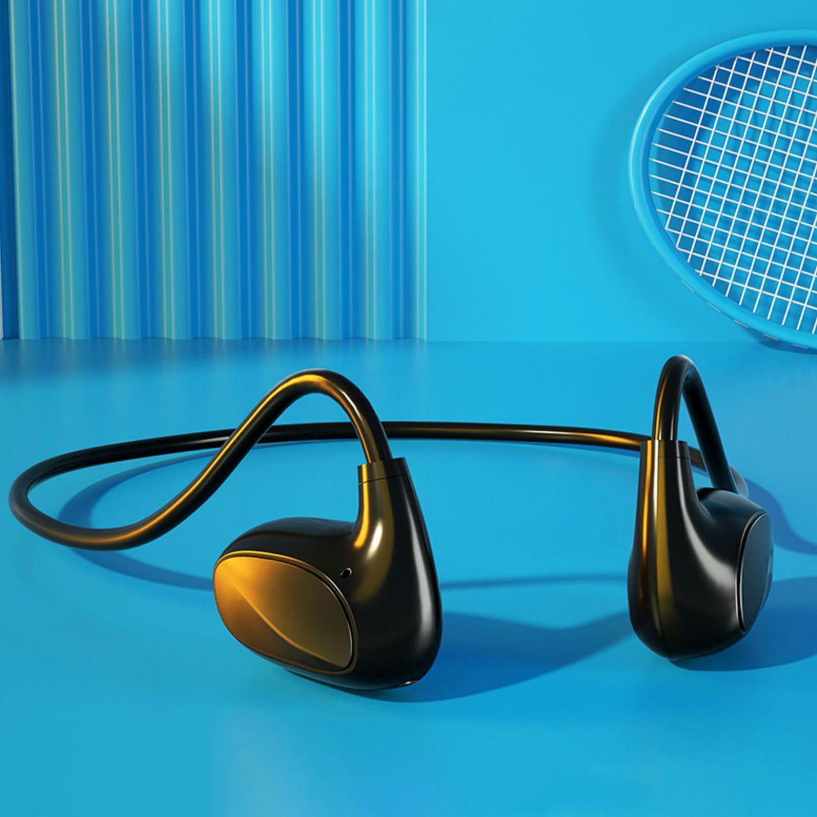 InsCrazy Wireless Bluetooth Headphones Boness Conduction 5.3 Sports ...