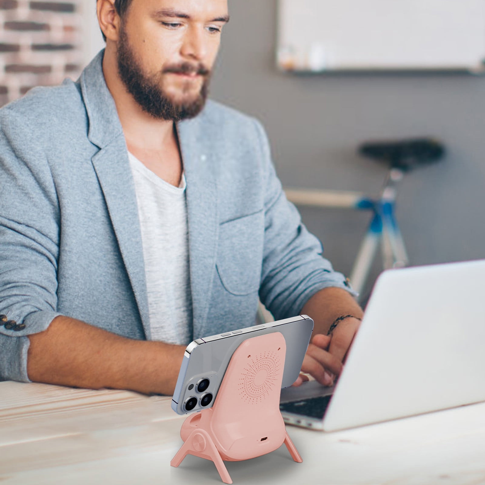 InsCrazy Wireless Charger Small Chair Wireless Charger 2023 New Lazy ...