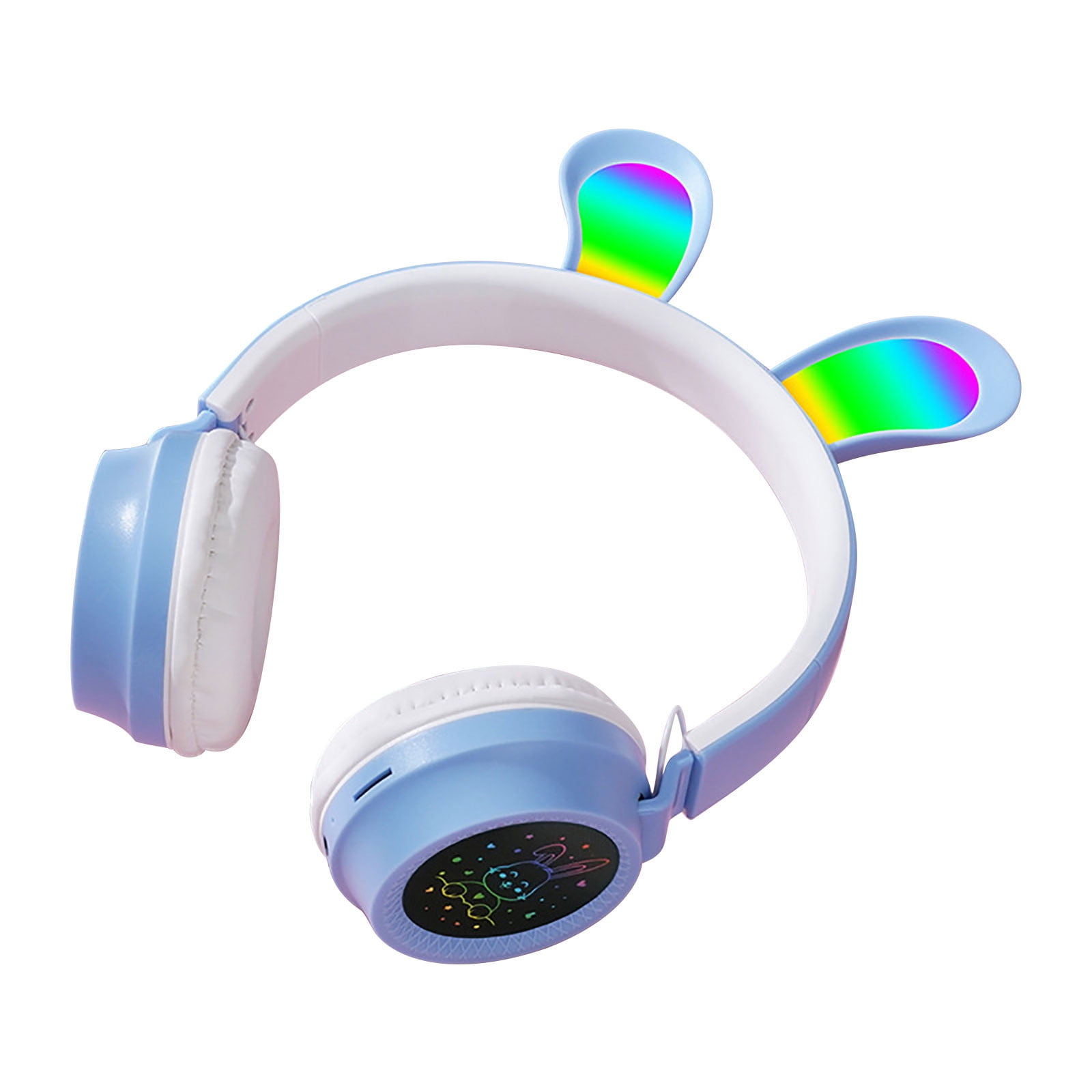 InsCrazy over Ear Bluetooth Wireless Headphones Rabbit Ear Headworn ...
