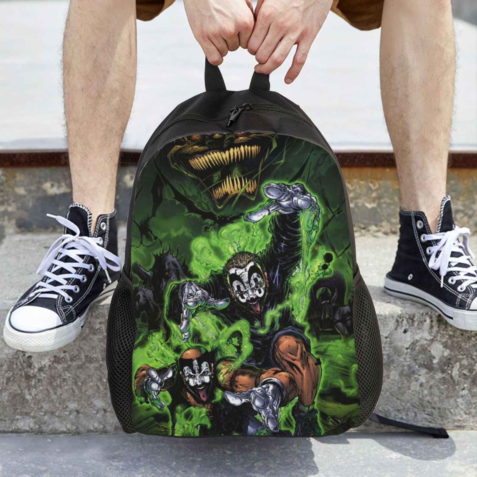 Insane Clown Posse Anime Backpack Travel Bag 3d Printing Casual Daypack ...
