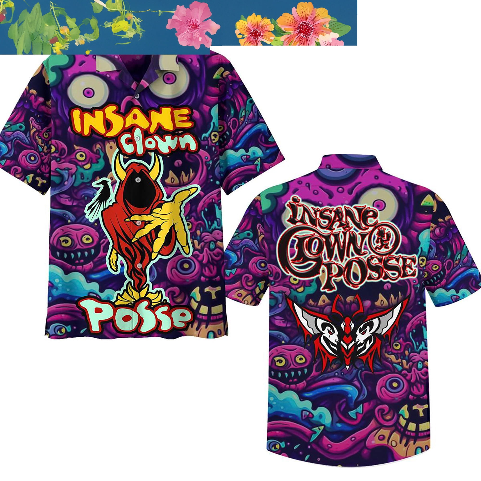 Insane Clown Posse Boogie Woogie Wu Hawaiian Shirts - Walmart.com