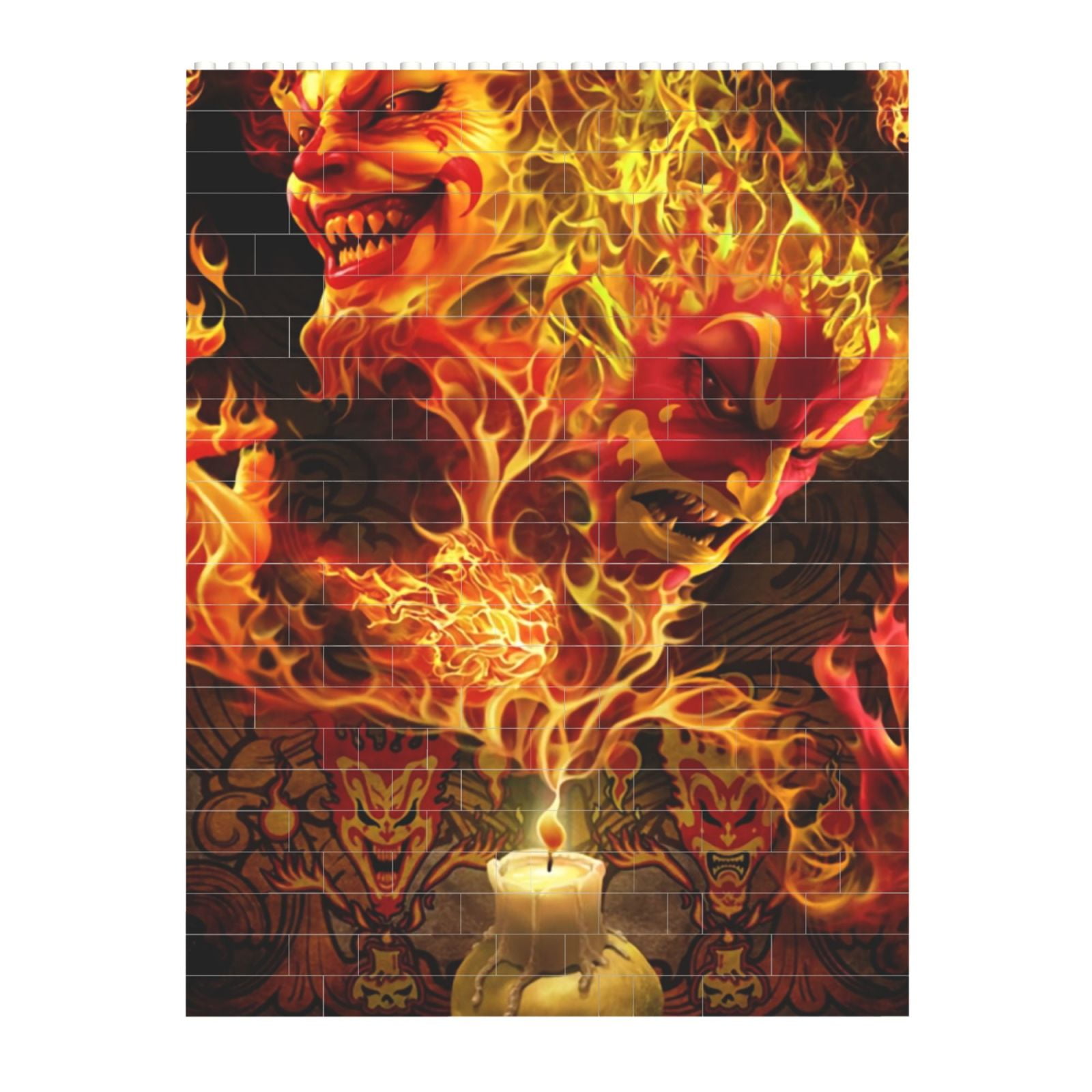 Insane Clown Posse Funny Block Puzzle, Abs Safe Material, Children'S ...