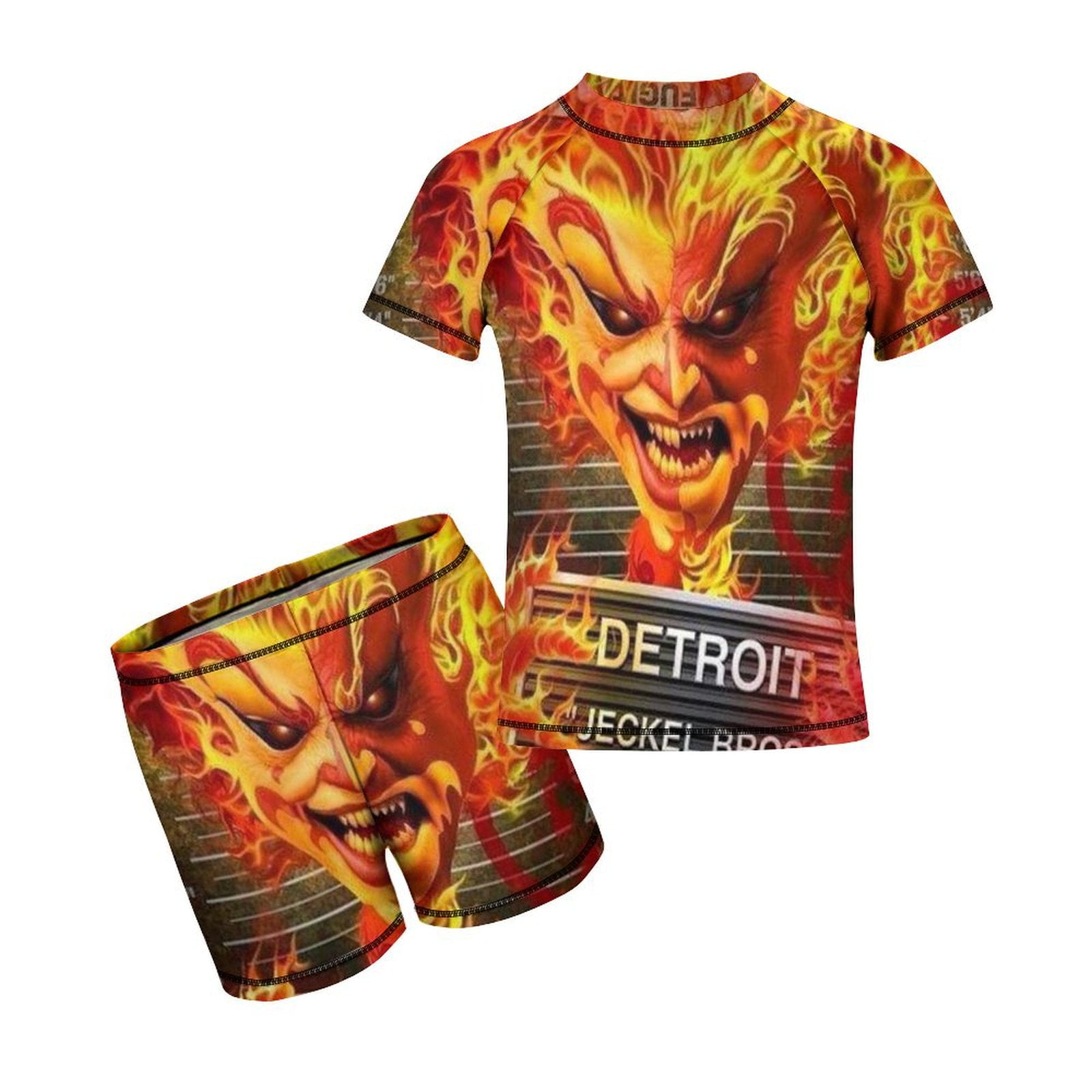 Insane Clown Posse ICP Boys 2-Piece Swimsuit Set Bathing Suit Short ...