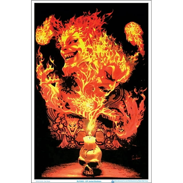 Insane Clown Posse ICP Jeckel Brothers by Tom Wood Blacklight Poster 23 ...