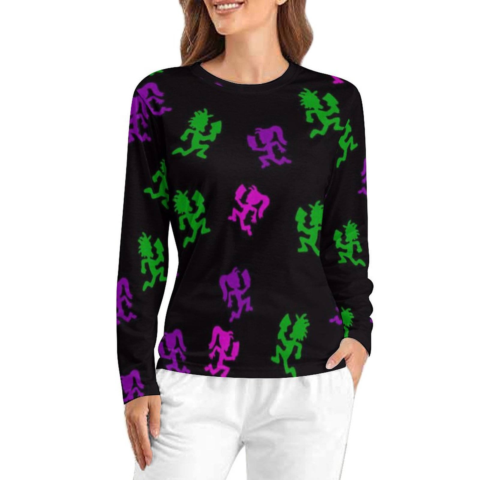 Insane Clown Posse ICP Women's Pajama Top 3D Digital Print Sleepwear ...