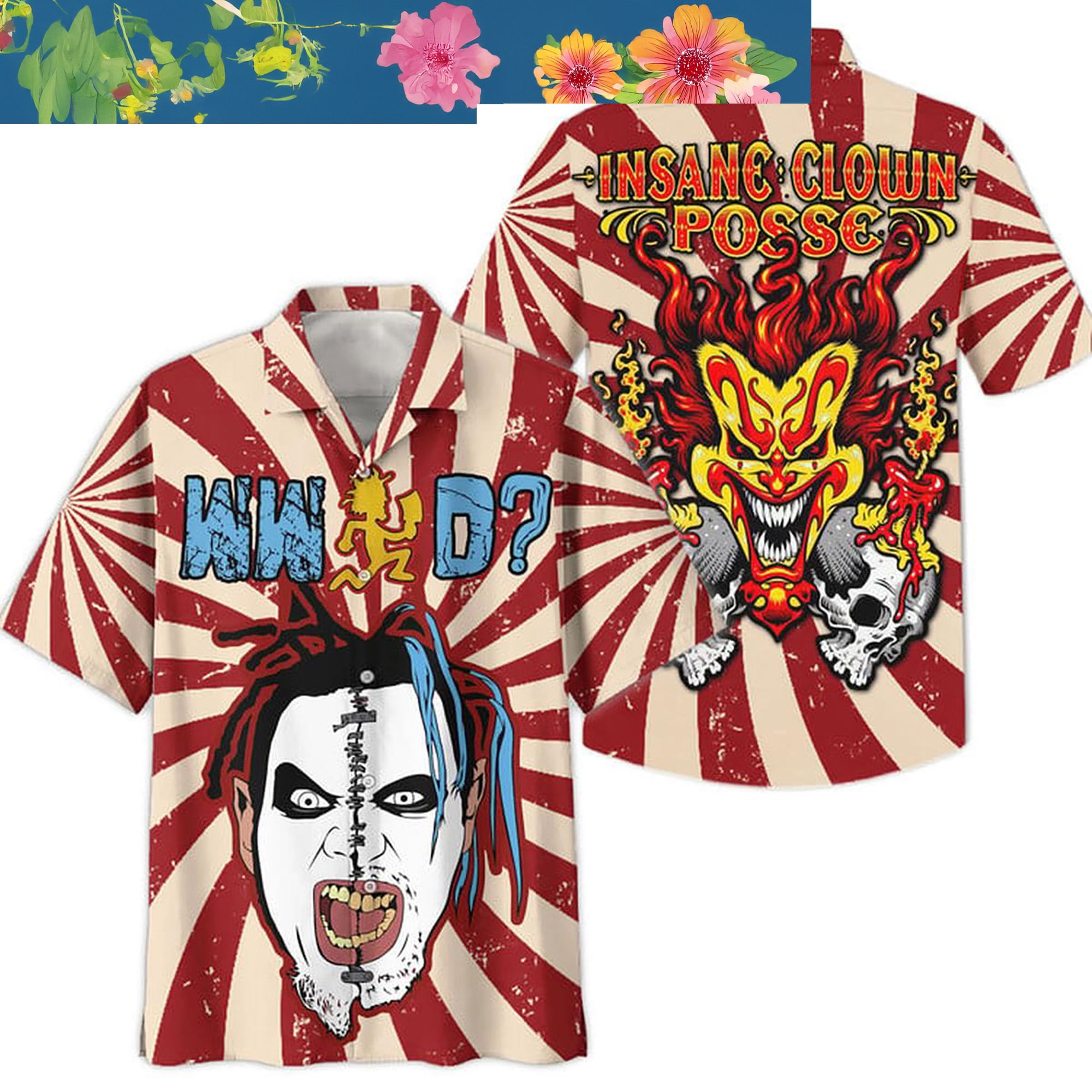 Insane Clown Posse Im Insane Like A Clown Posse Hawaiian Shirts