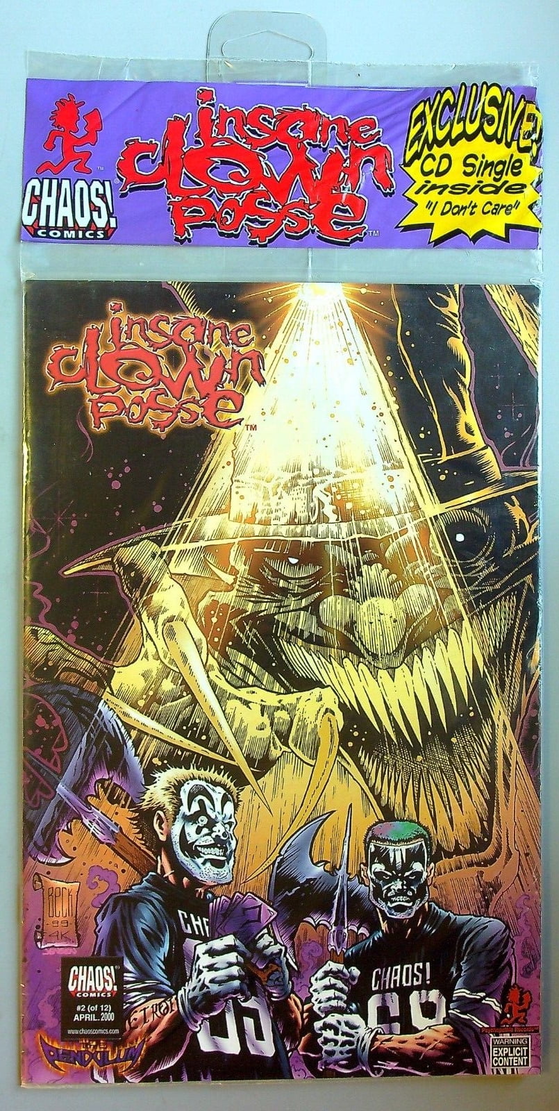 Insane Clown Posse: The Pendulum #2 (in bag) VF ; Chaos Comic Book ...