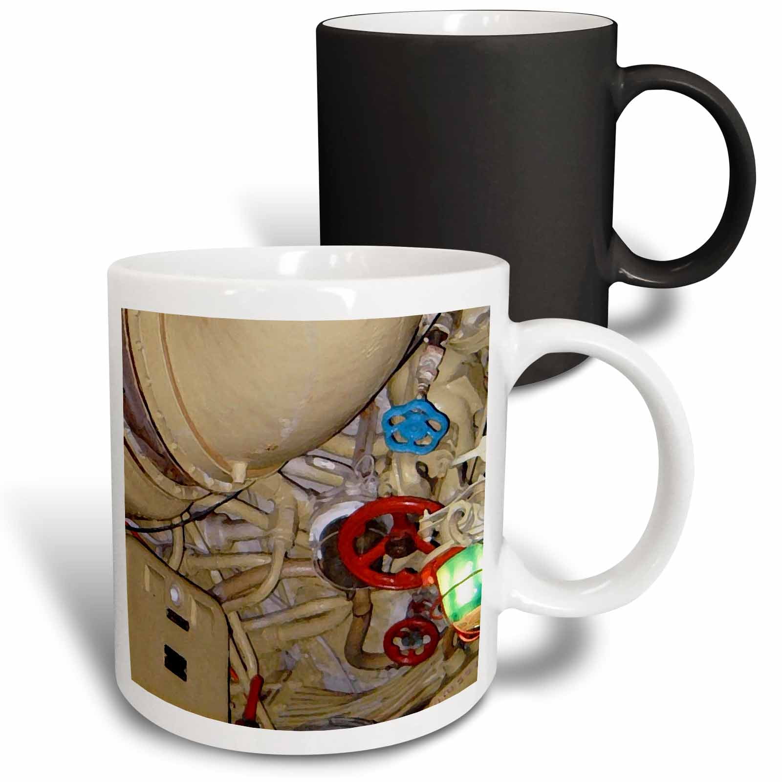 Insdie The Engine Room At The Queen Mary In California, 11oz Magic ...