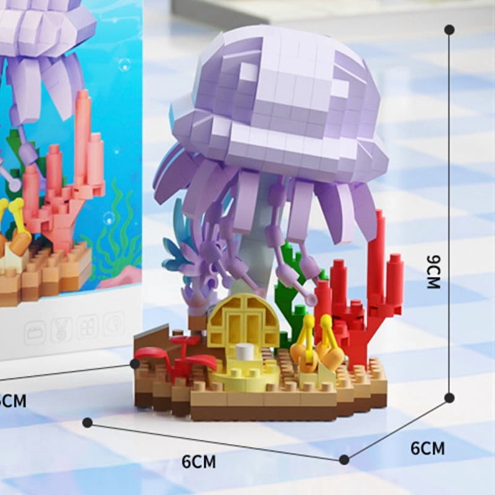 Insect Animals Figures Set Mini Building Blocks Toy Assembly 3D ...