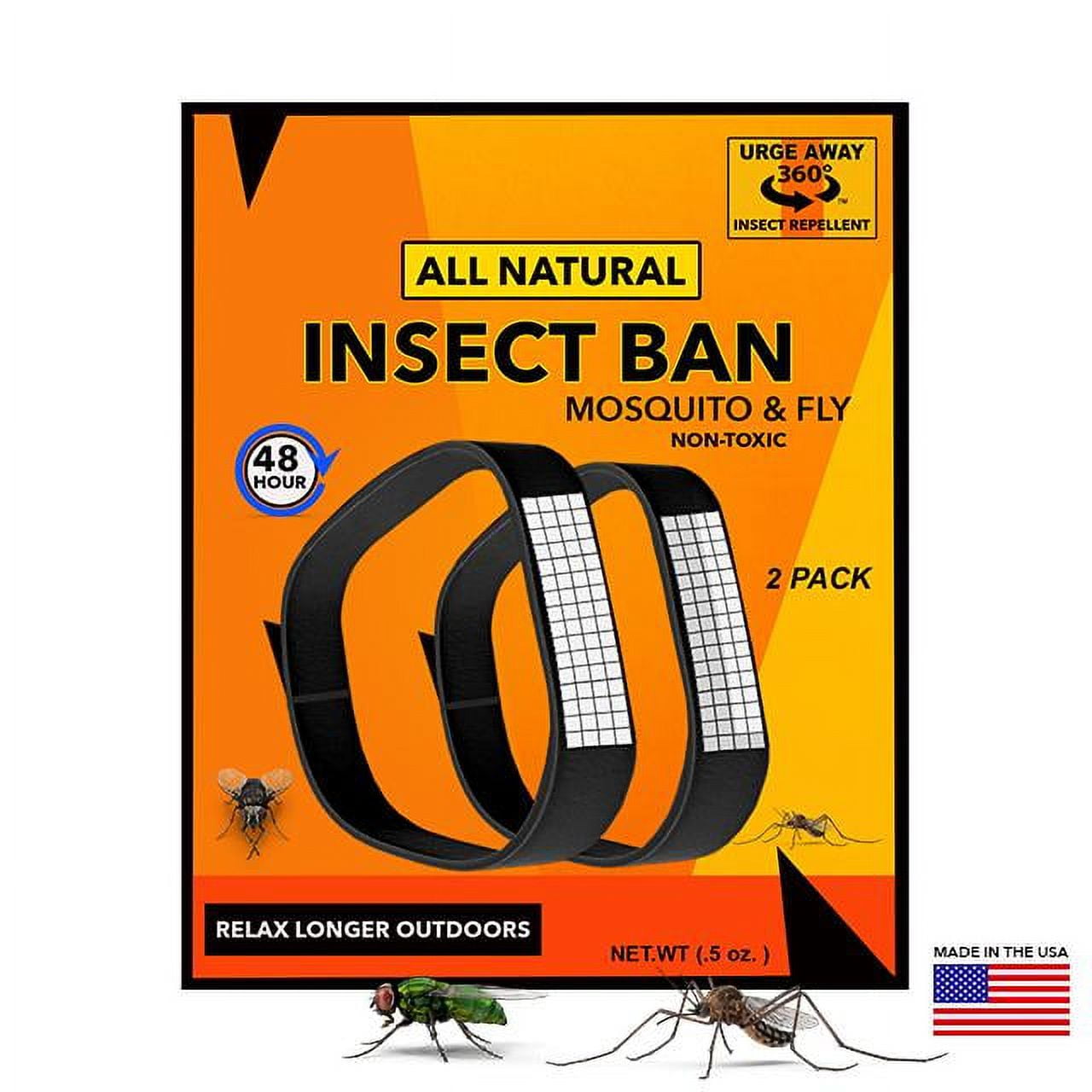 Insect-Ban 360 Premium Wrist Band Insect Repellent, deet-free non-toxic ...