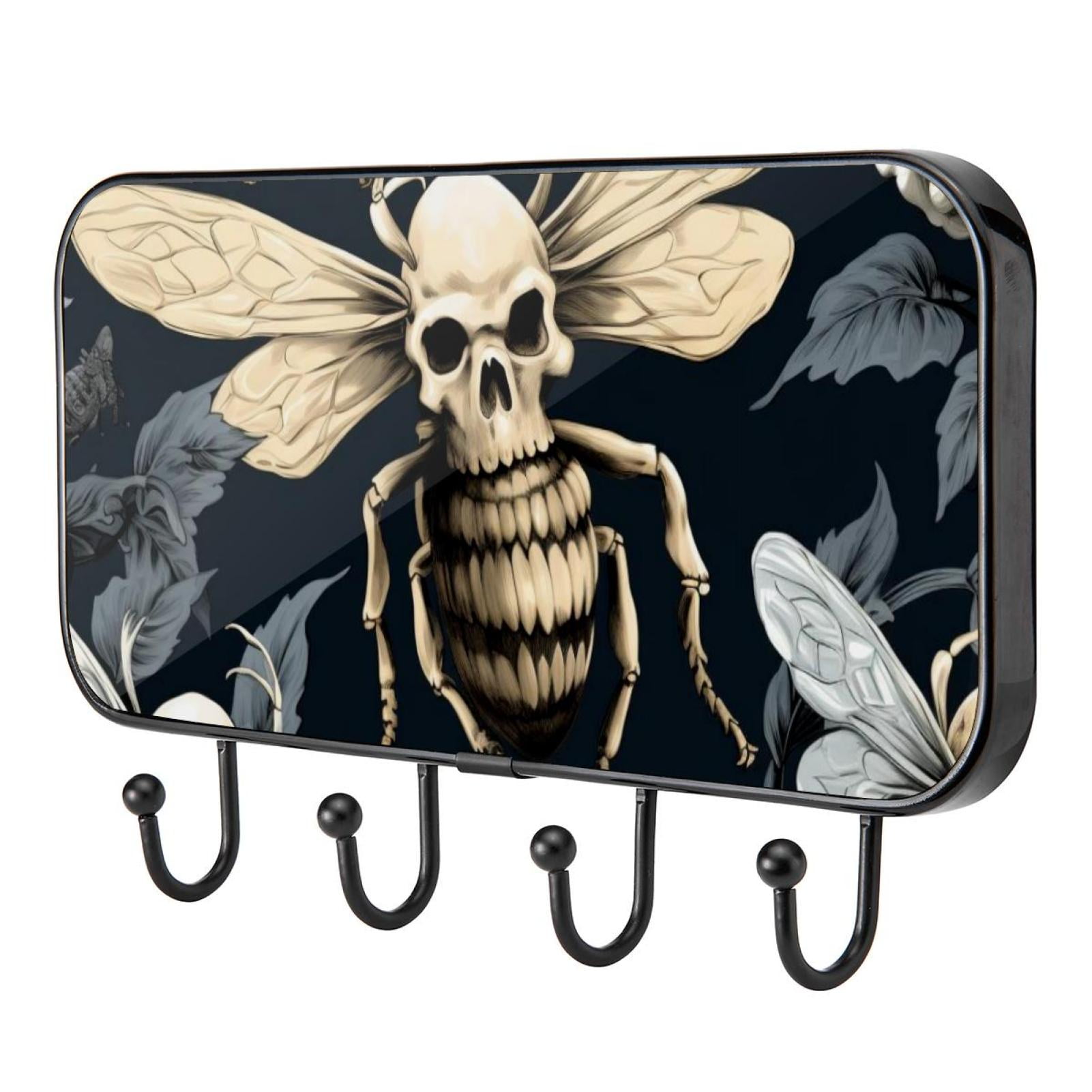 Insect Bees Self Adhesive Towel Coat Wood Iron Hooks for Home Keys Door ...