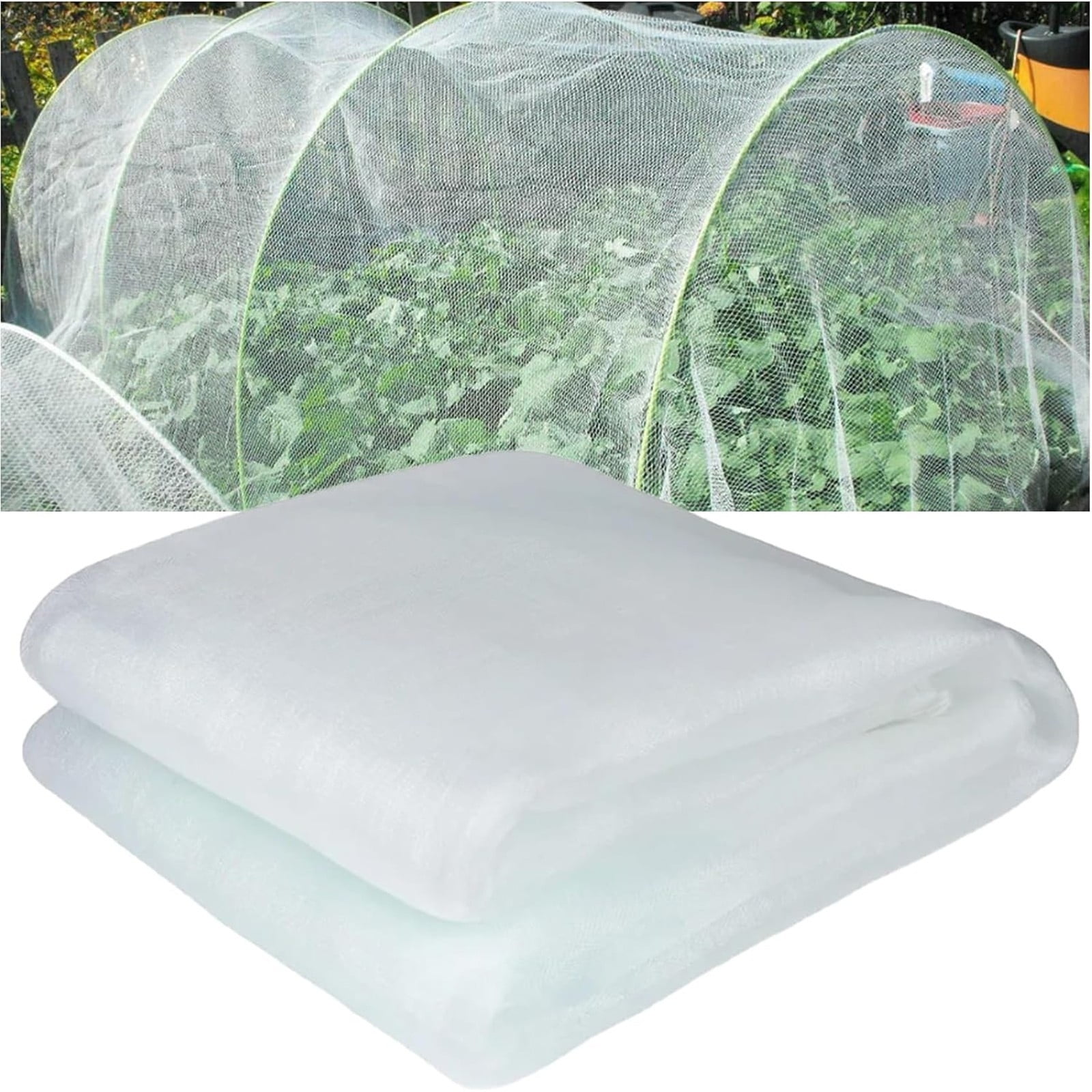 Insect Bird Barrier Netting Mesh-10 x 15 Feet Garden Bug Netting Plant ...