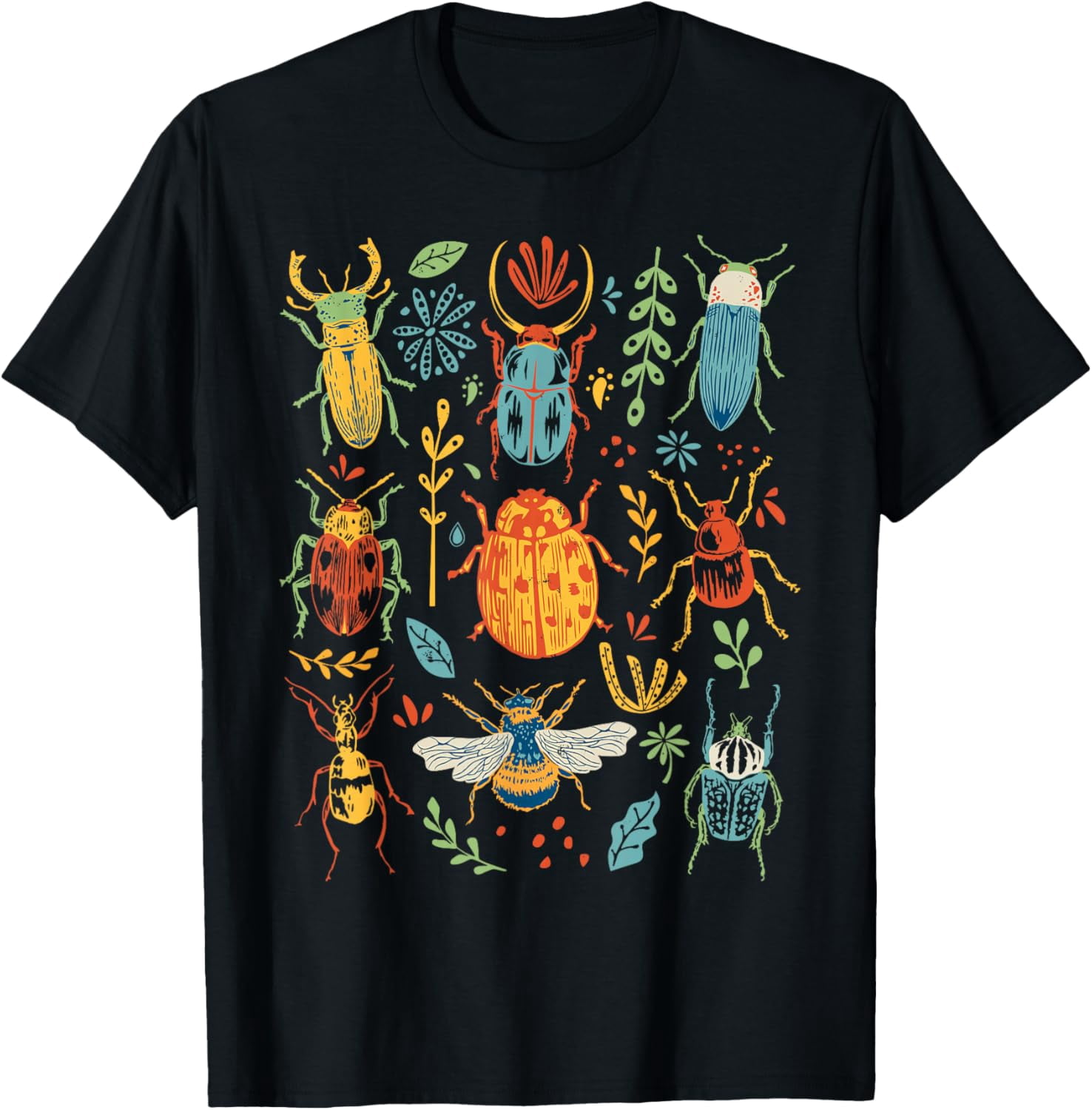 Insect Bug Collection Collector Entomologist Men Women T-Shirt ...