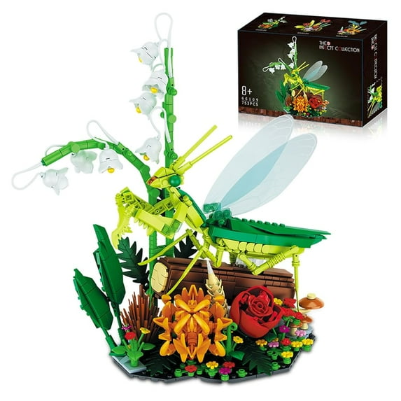 Insect Building Set Collection, Mantis Display Models, Bugs Insect ...