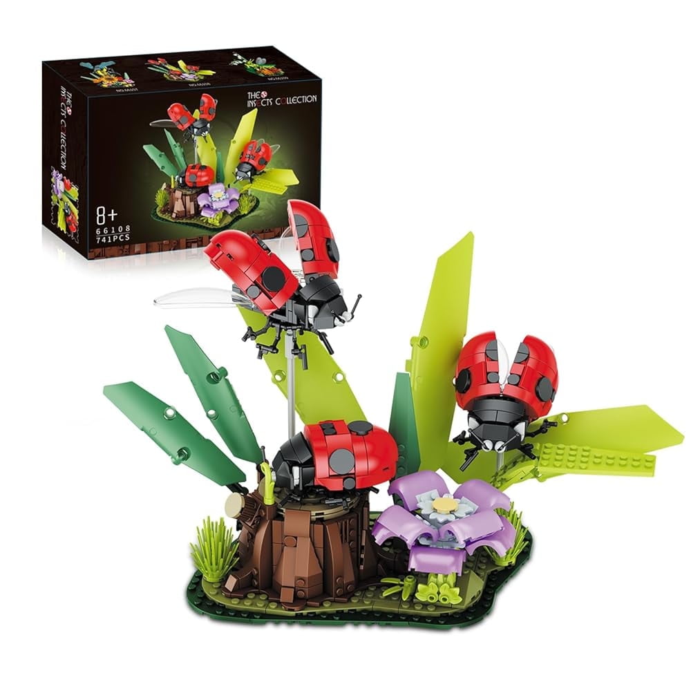 Insect Collection, Ladybug Building Set, Compatible with Lego Ideas ...
