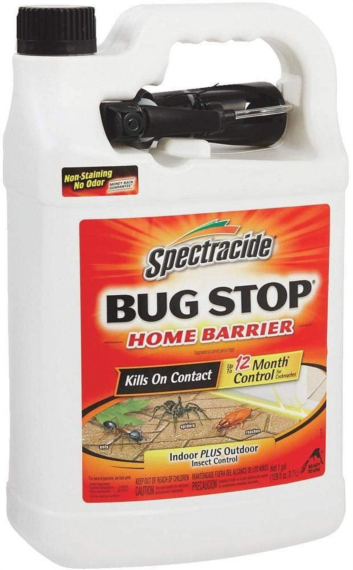 United Industries Spectracide Bug Stop Home Barrier Spray, 128 fl oz ...