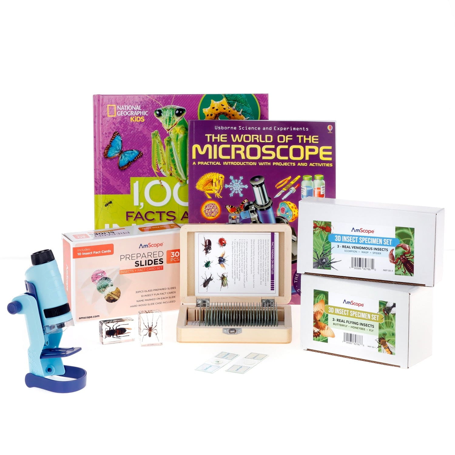 Insect Discover Series Kit – Handheld Microscope, Insect Exploration ...