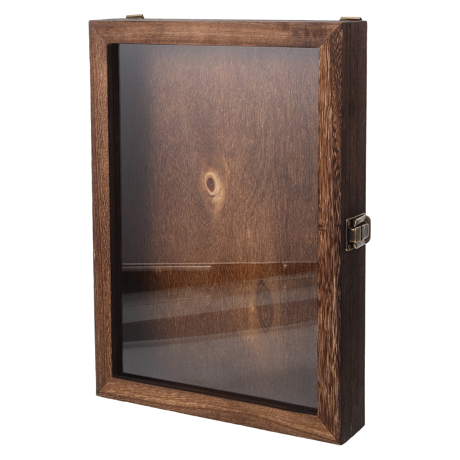 DEEPCRAFF Display Case Dark Brown 1Set 12.2X8.7X1.8In - Walmart.com