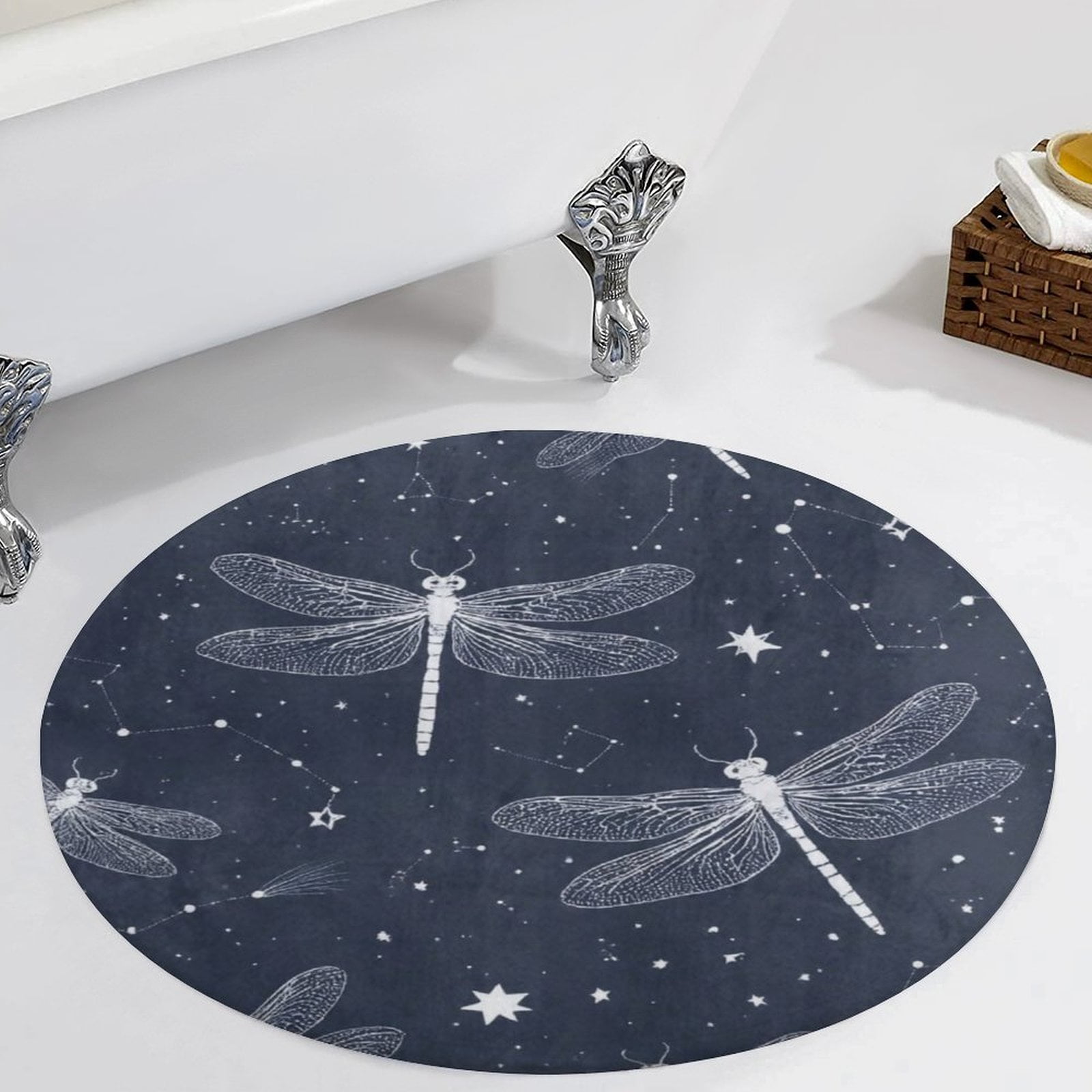 Insect Dragonfly-1 Area Round Carpet Living Room Bedroom Rugs Door Pad ...