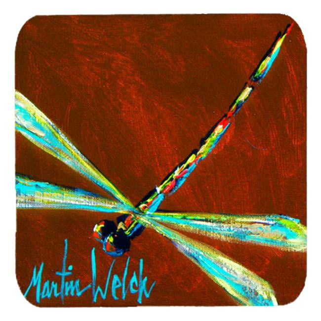 Insect - Dragonfly Chocolate Chip Foam Coasters, Set Of 4 - Walmart.com