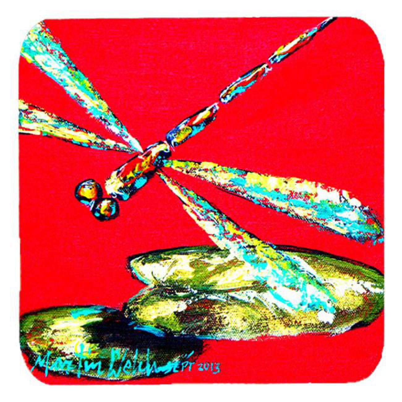 Insect - Dragonfly Shoo-Fly Foam Coasters, Set Of 4 - Walmart.com
