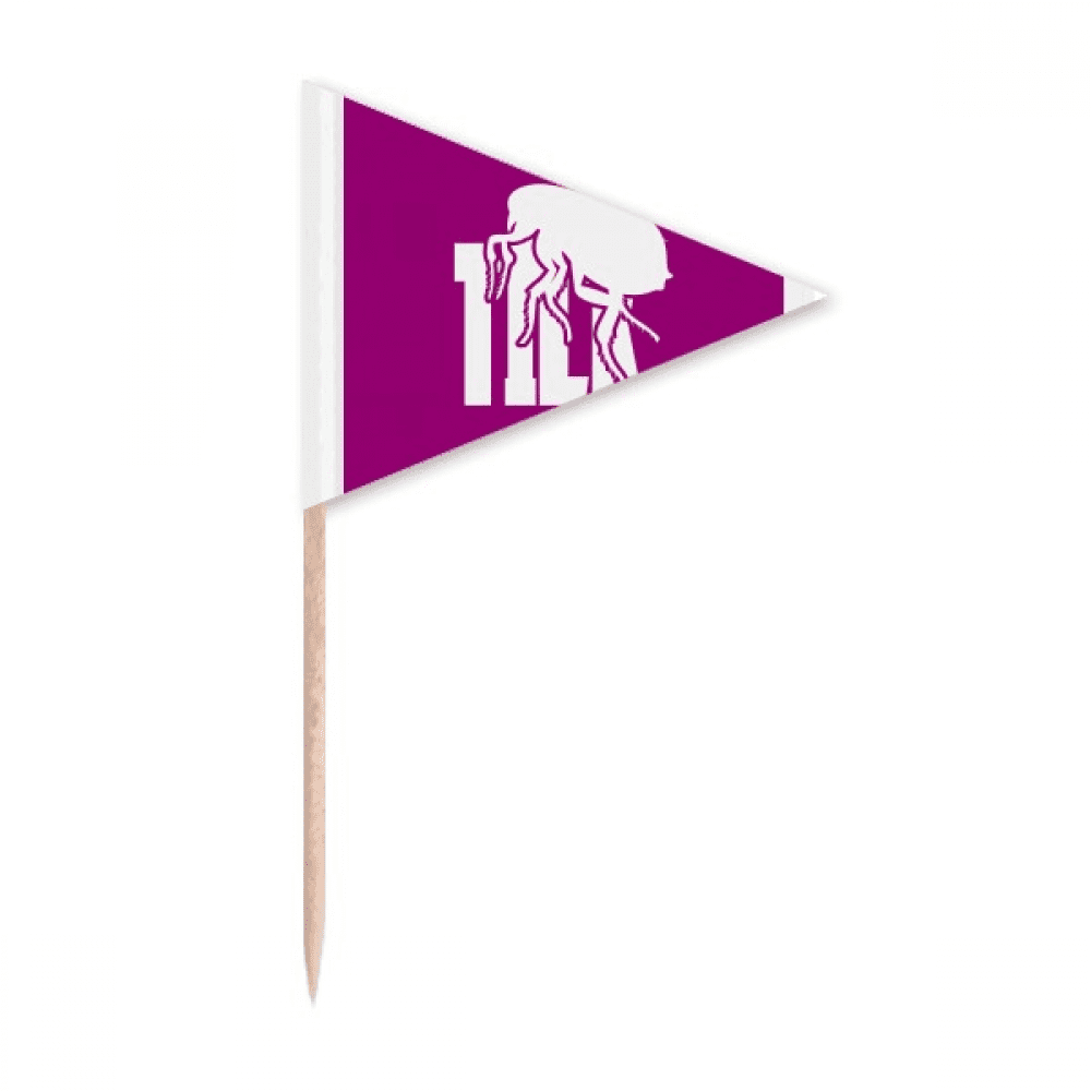 Insect Fear Animal Ticks Toothpick Triangle Cupcake Toppers Flag ...
