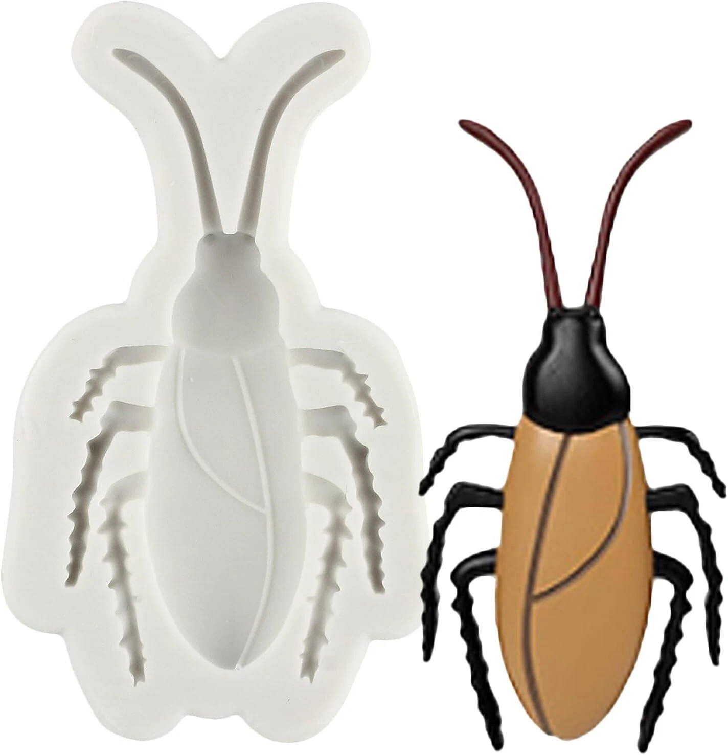 Insect Fondant Molds Cockroach Silicone Mold For Cake Decoration ...