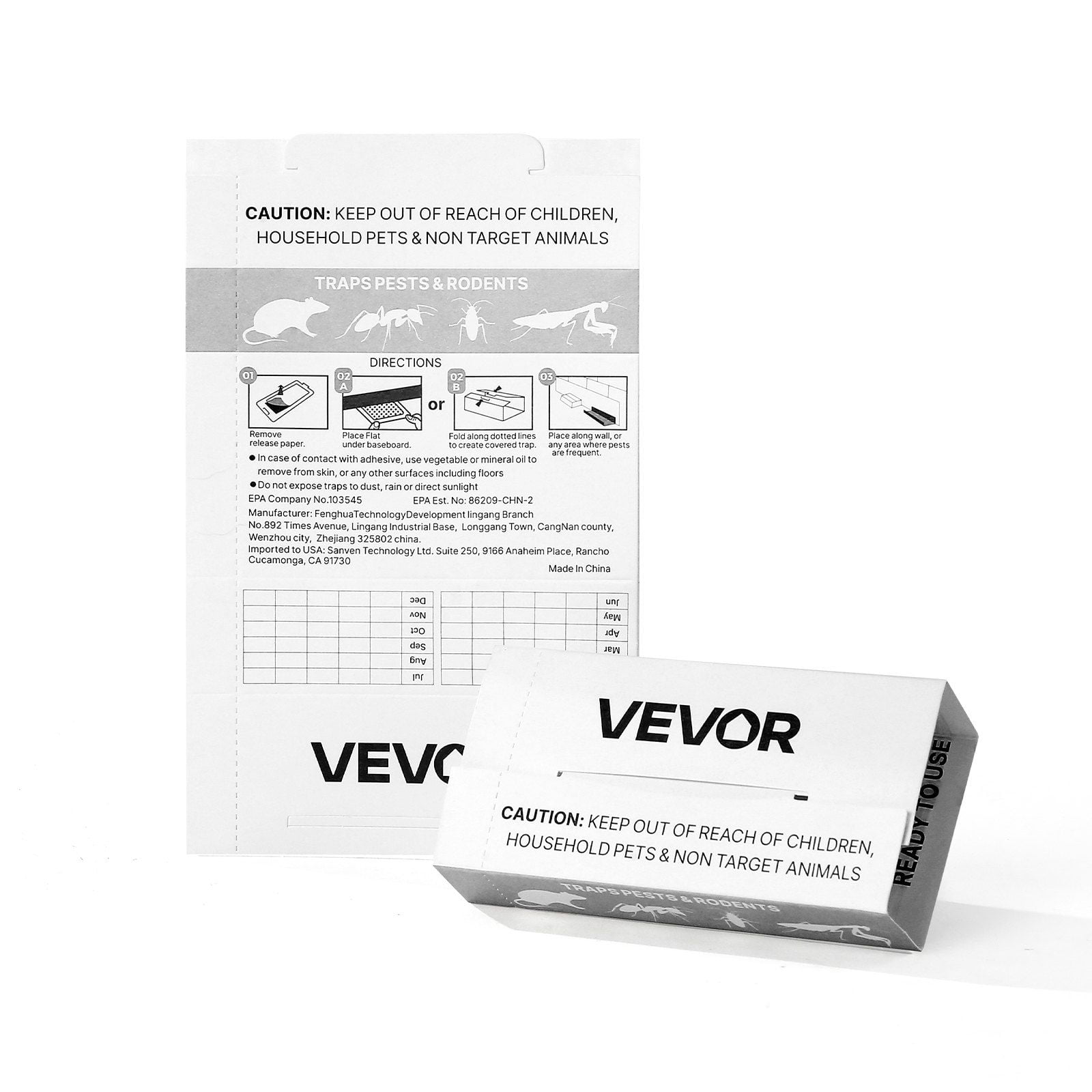 Insect Glue Trap, 36 Pack Glue Boards, Peanut Scent, Foldable Design ...