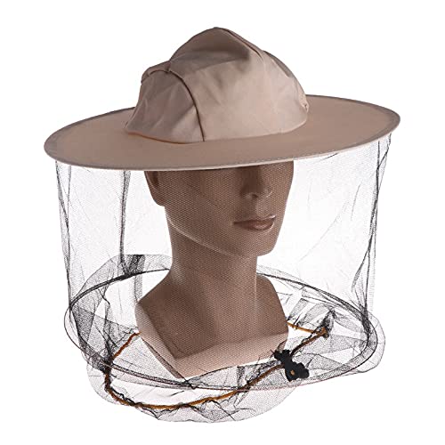 Insect Net Beekeeping Hat with Mosquito Veil Insects Mosquito Head Net ...